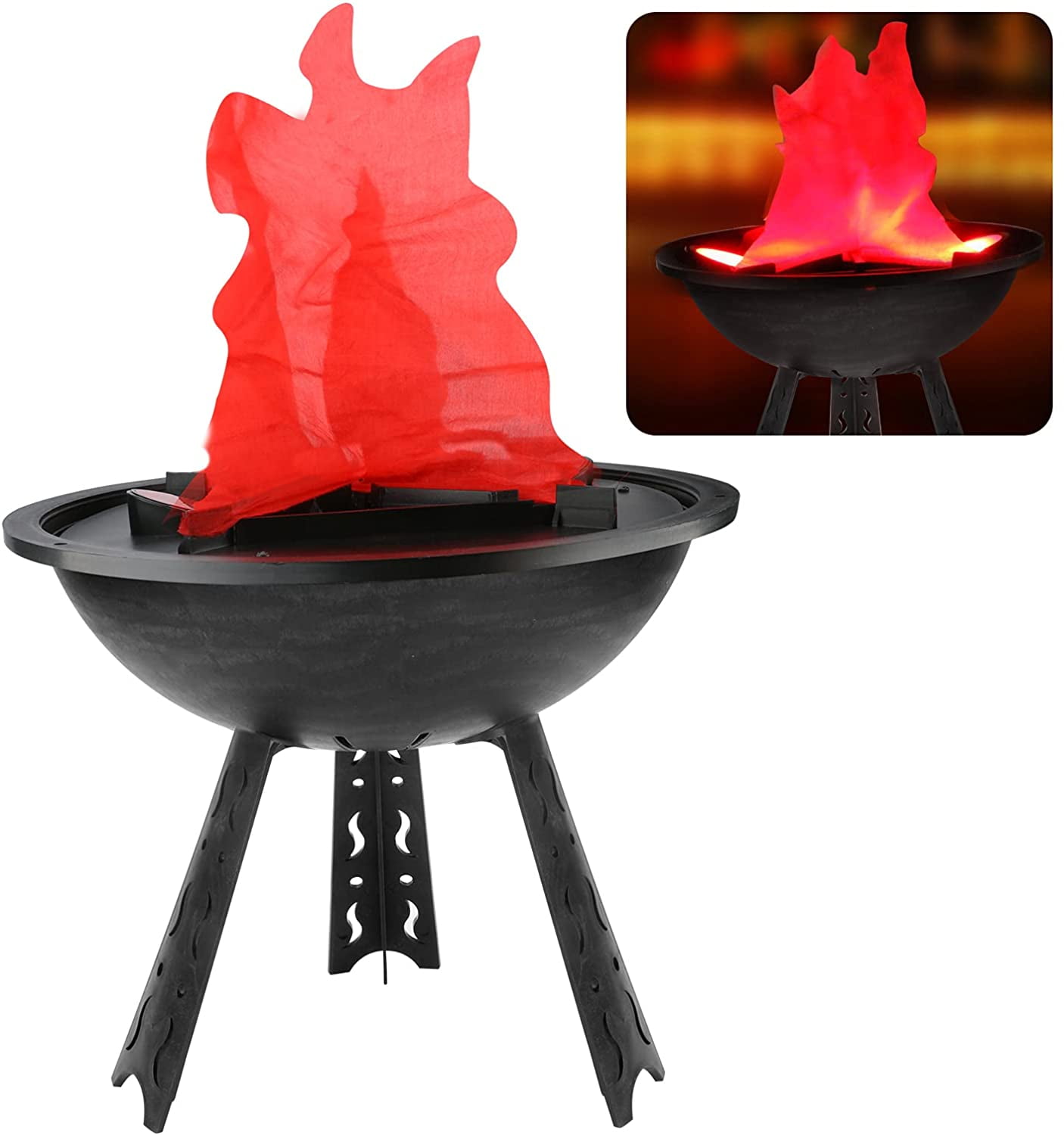 3D LED Fake Fire Flames Effect Light - Flickering Flame Lamp for ...