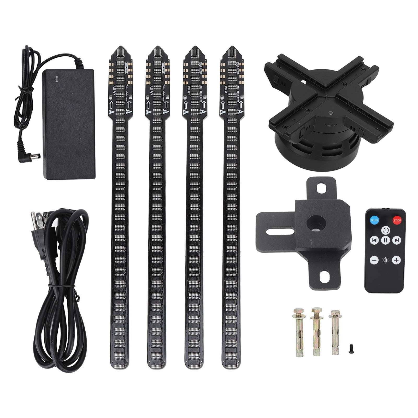 3D LED Hologram Projector 4 Leaves 672 LEDs 1600x672P Holographic ...