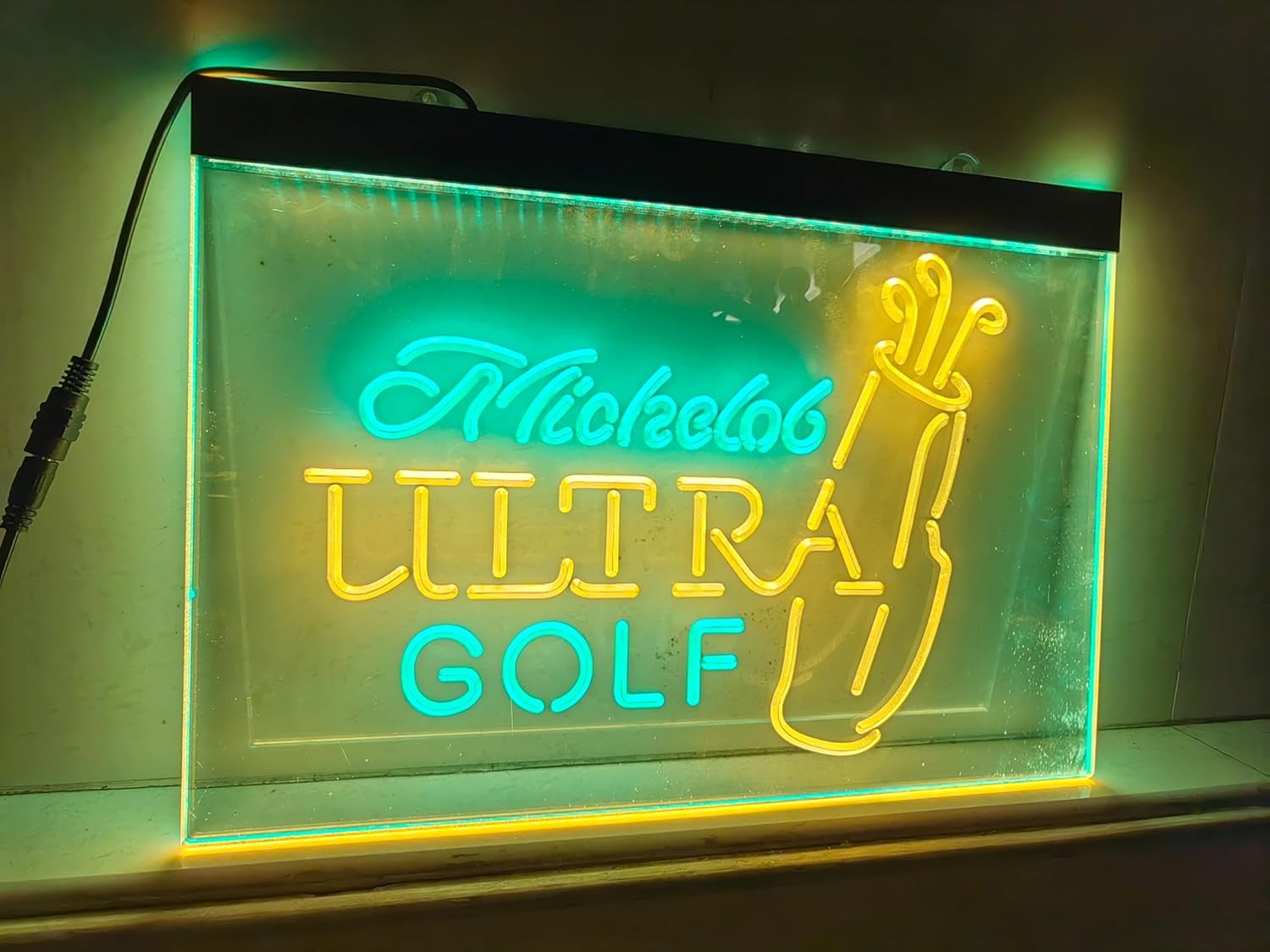 3D LED Neon Signs Bar Neon Light Sign Ultra Golf Bag Beer Led Lamp Neon ...