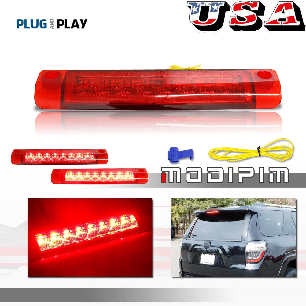3D LED Tube LED Red Third Tail Brake Light Assembly for 2011 - 2020 for ...