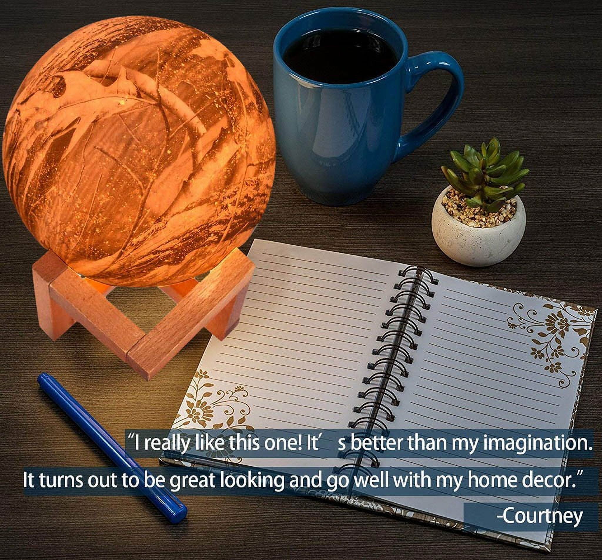 3D Lamp 16 Colors LED 3D Print Light With Stand Remote Control ...