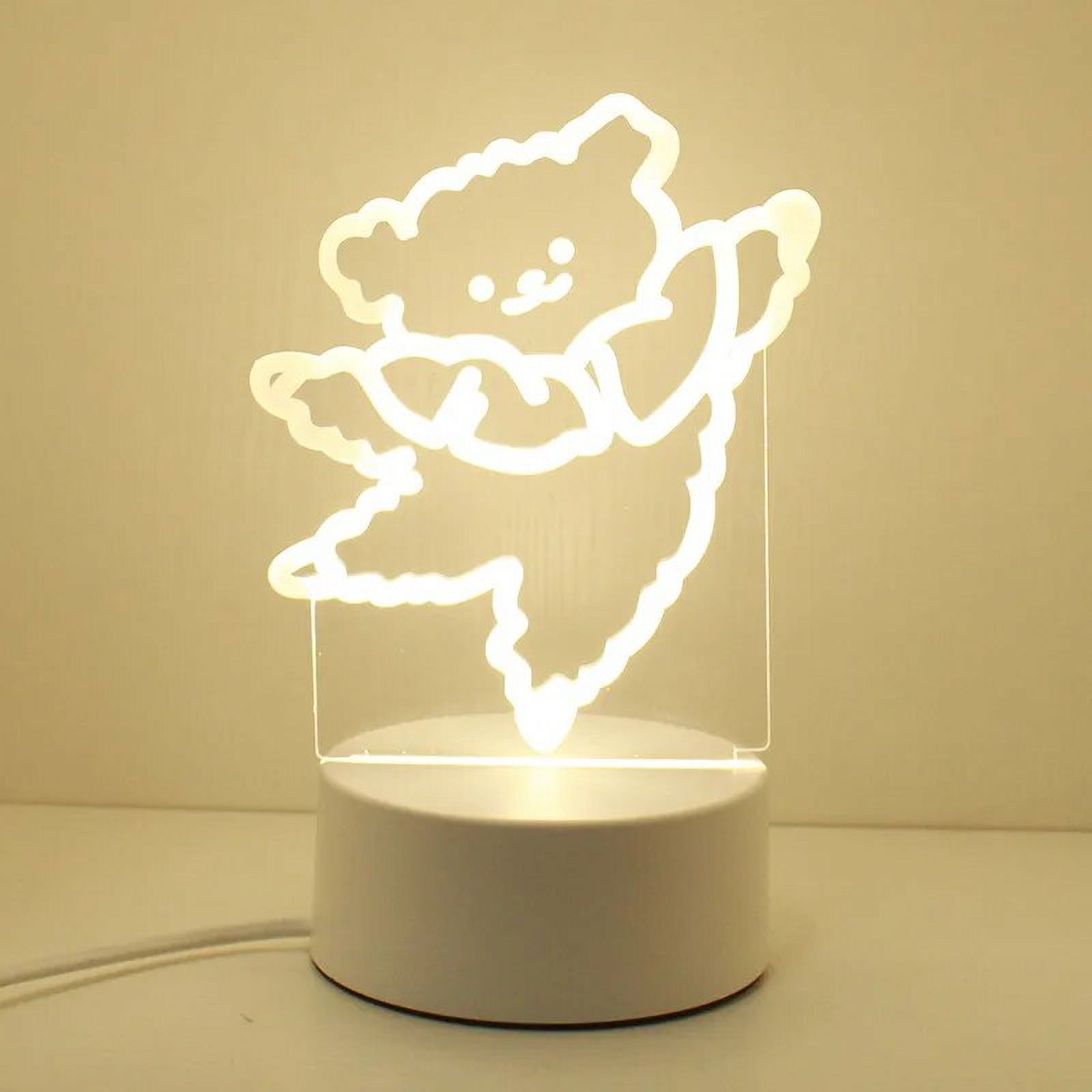 3D Lamp Acrylic Anime Cartoon My Melody Cinnamoroll Kuromi Purin Dog ...