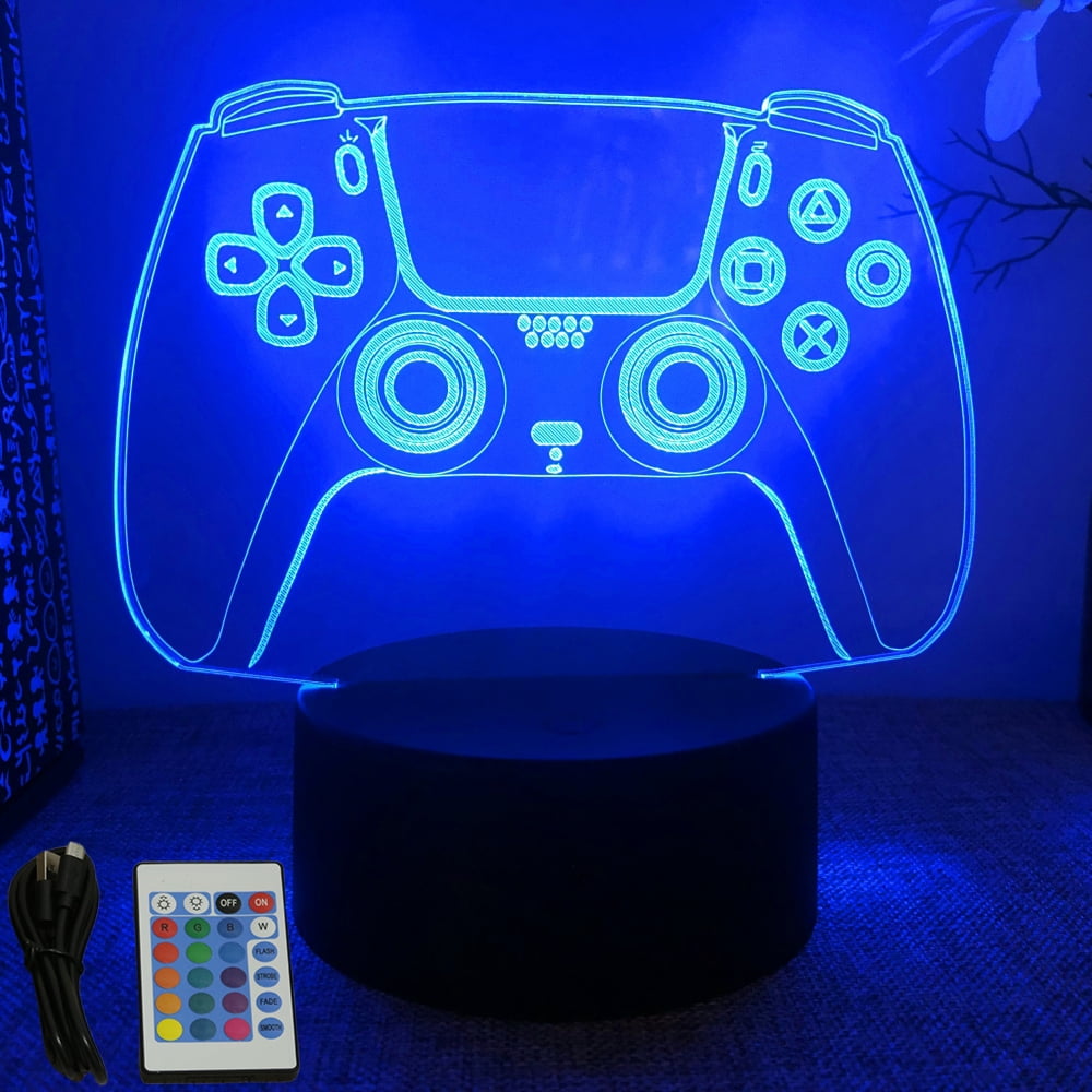 3D Lamp LED Night Light Gaming Setup RGB Children's Lamps Gamer Room ...
