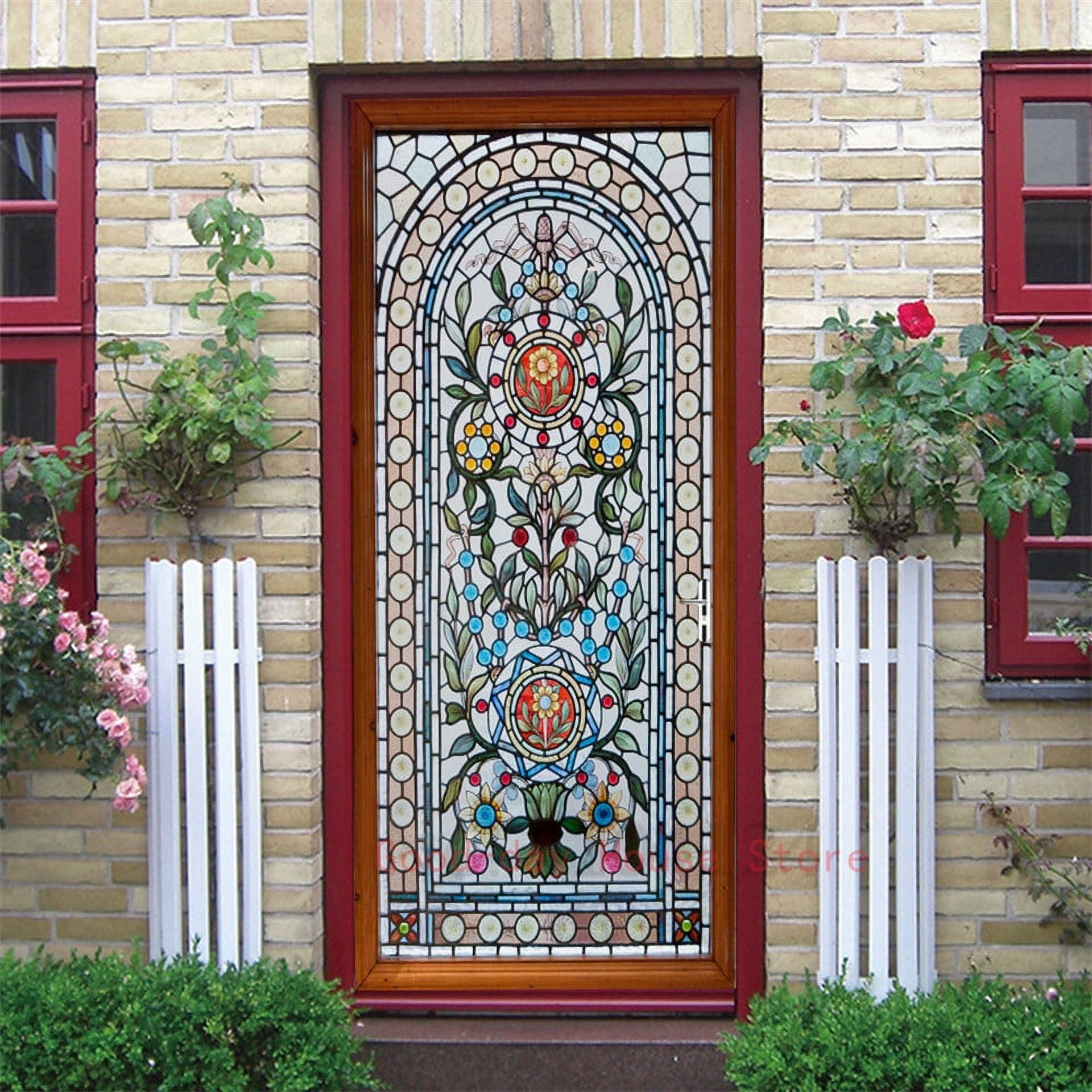 3D Landscape Stair Wallpaper Door Mural Metal Stikers For Doors ...