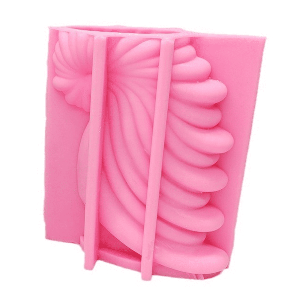 3D Large Conch Shaped Vase Epoxy Resin Silicone Mold Shell Conch Vase ...