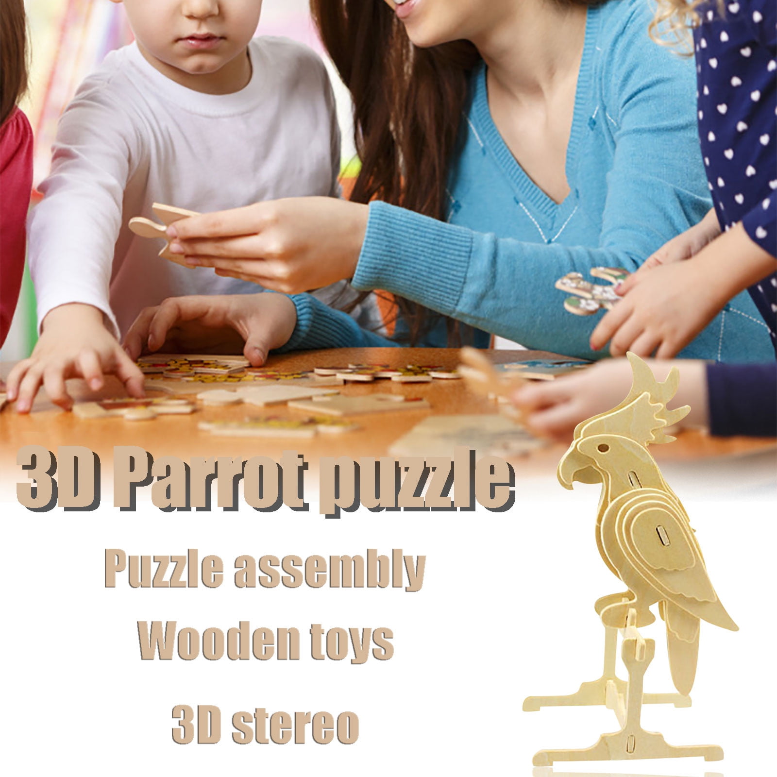 3D Laser-Cut Wooden Model Kit - Screwdriver Assembly STEM Project for ...