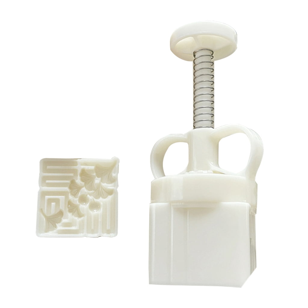 3D Leaf Pattern Moon Cake Molds MidAutumn Festival Moon Cake Maker ...