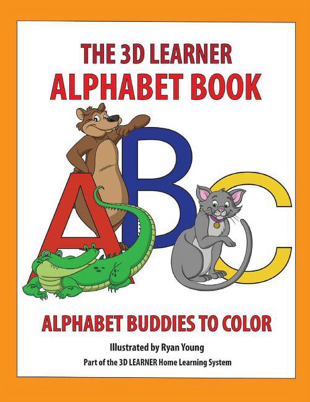 3D Learner Alphabet Book: Alphabet Buddies to Color (3D Learner Home ...