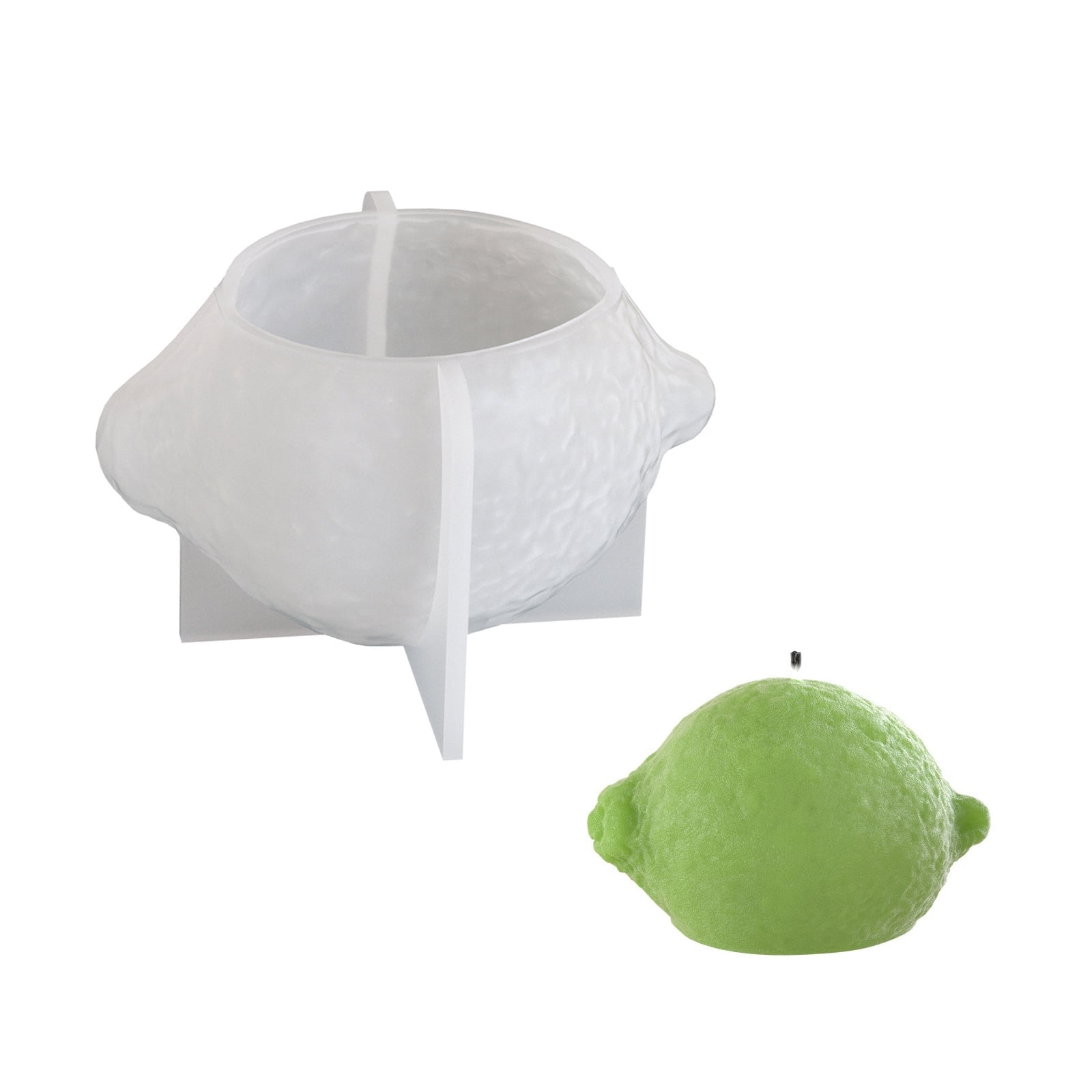 3D Lemon Shape Silicone Mold for Scented Soap Making Chocolate Baking ...