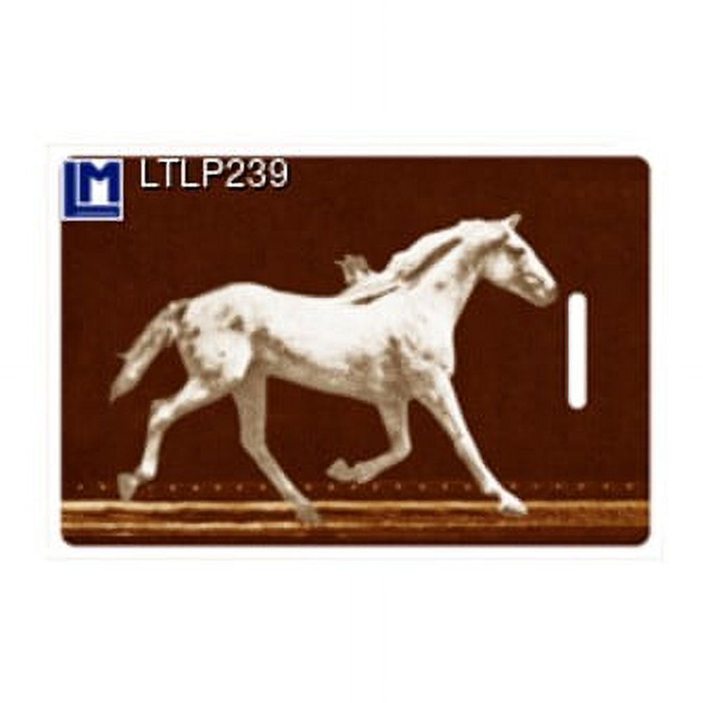 3D Lenticular Original Luggage Tags, Muybridge Horse, 3.5 x 2.5 Inches ...