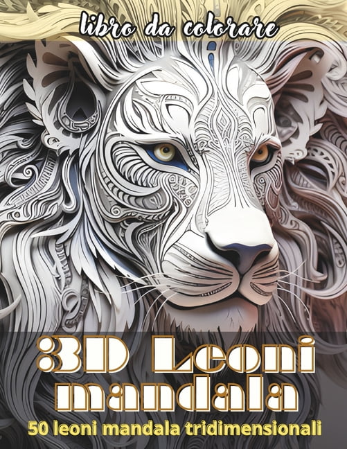 3D Leoni mandala: Esplora una nuova dimensione creativa per un ...