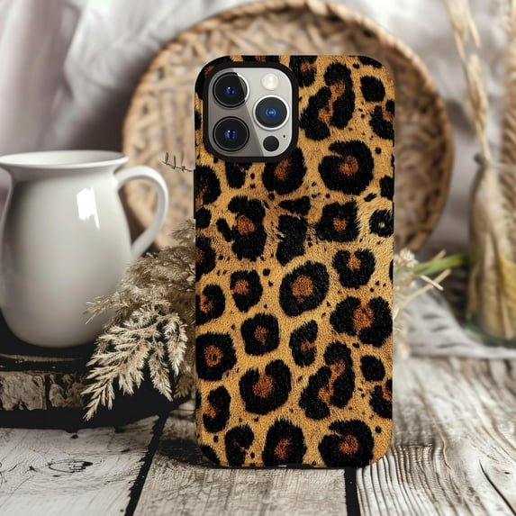 3D Leopard Pattern Case With Realistic Animal Print Look for iPhone 17 ...
