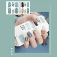 3D Leopard Sticker Decals Creative Fake Wraps Tips Manicure Art Patchs ...