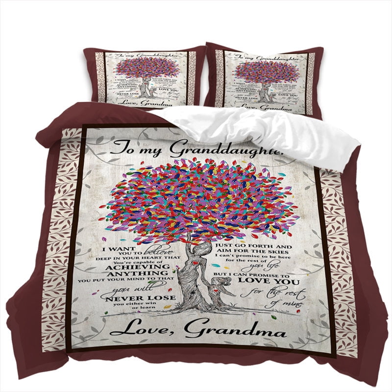 3D Letter Duvet Cover Modern Style Bedding Set The Most Meaningful Gift ...