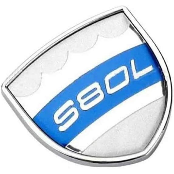 3D Letters Logo Decal, Car Emblem Badge for Volvo C30 2006-2013, ABS ...