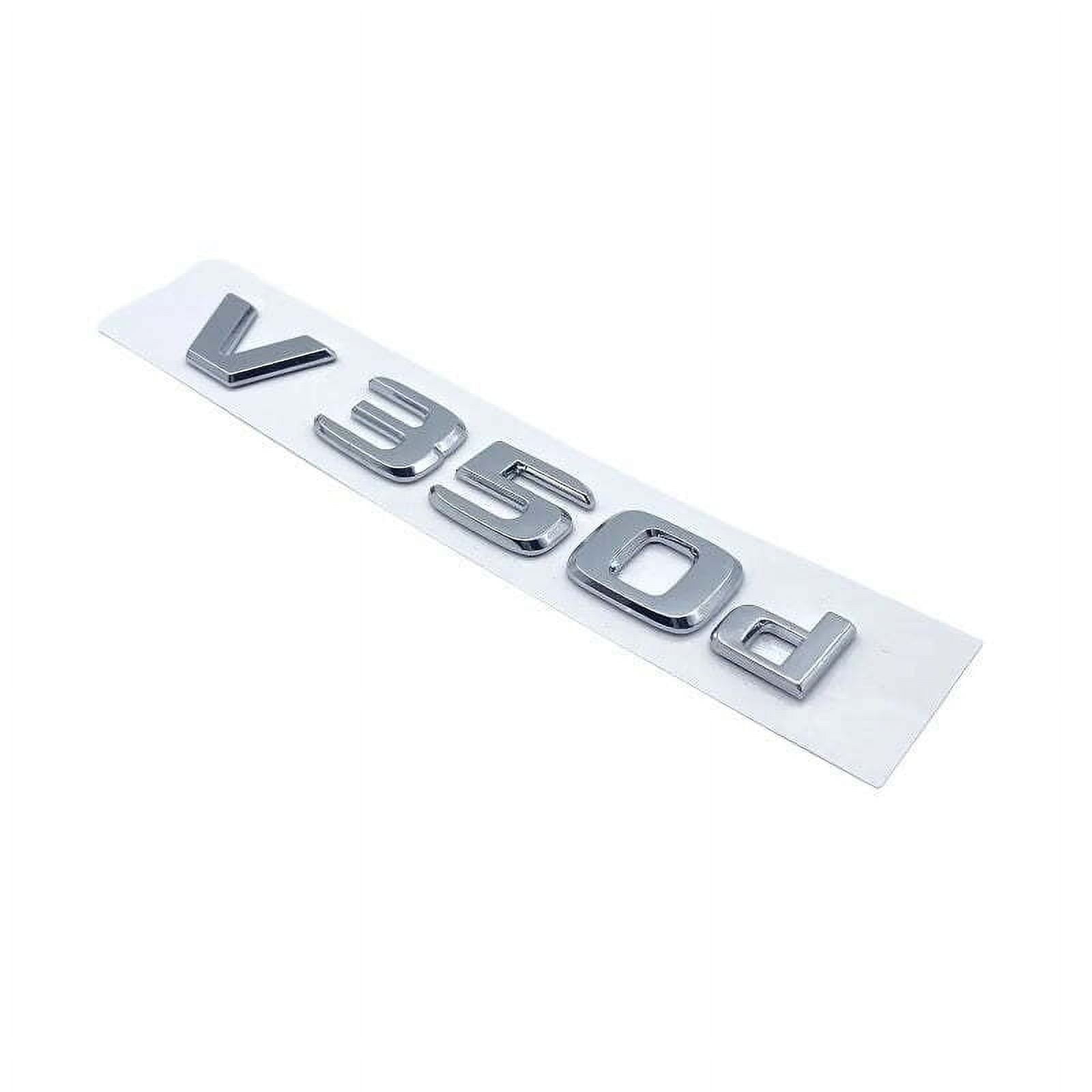 3D Letters V250d V300d NIGHT EDITION ABS Emblem Compatible With ...