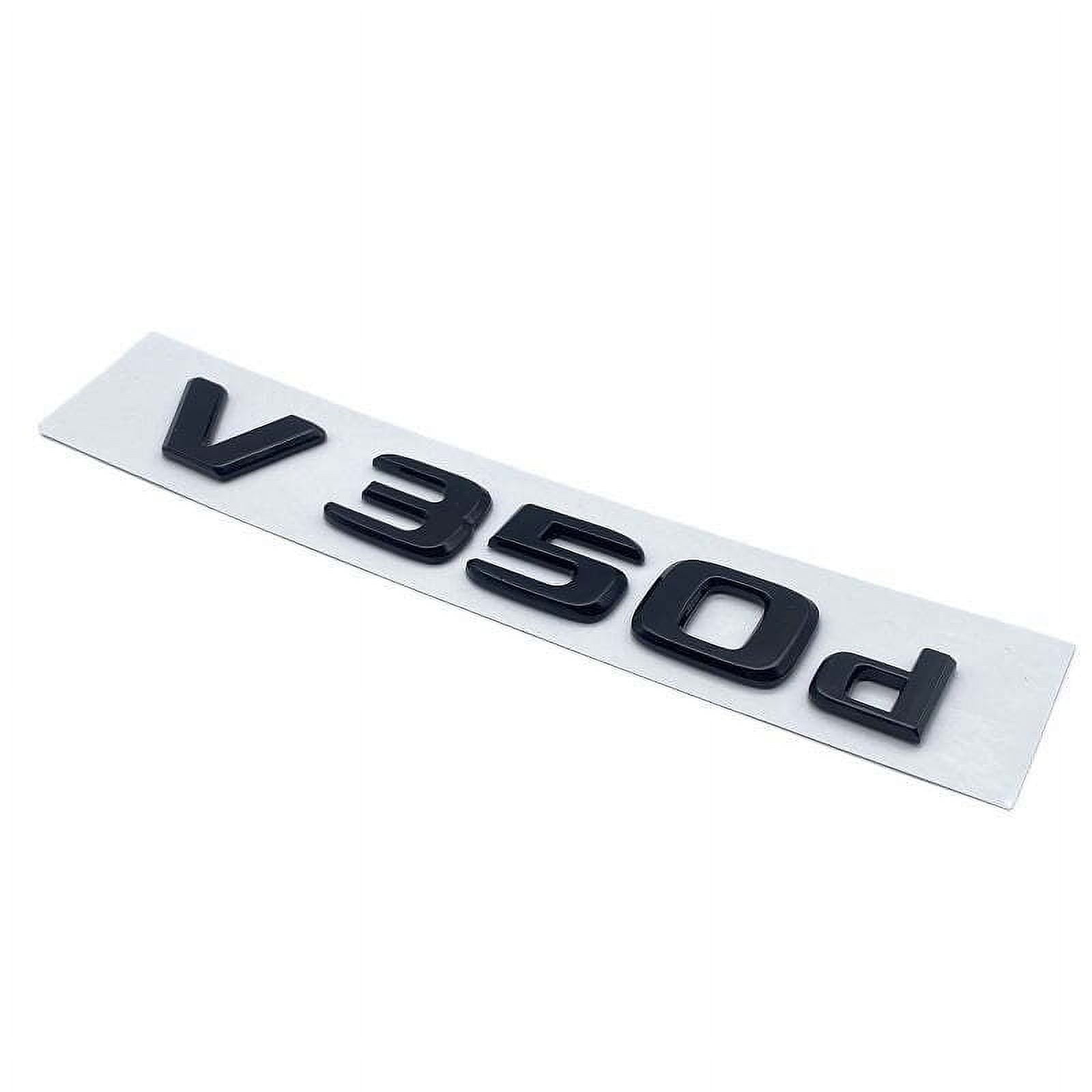 3D Letters V250d V300d NIGHT EDITION ABS Emblem Compatible With ...