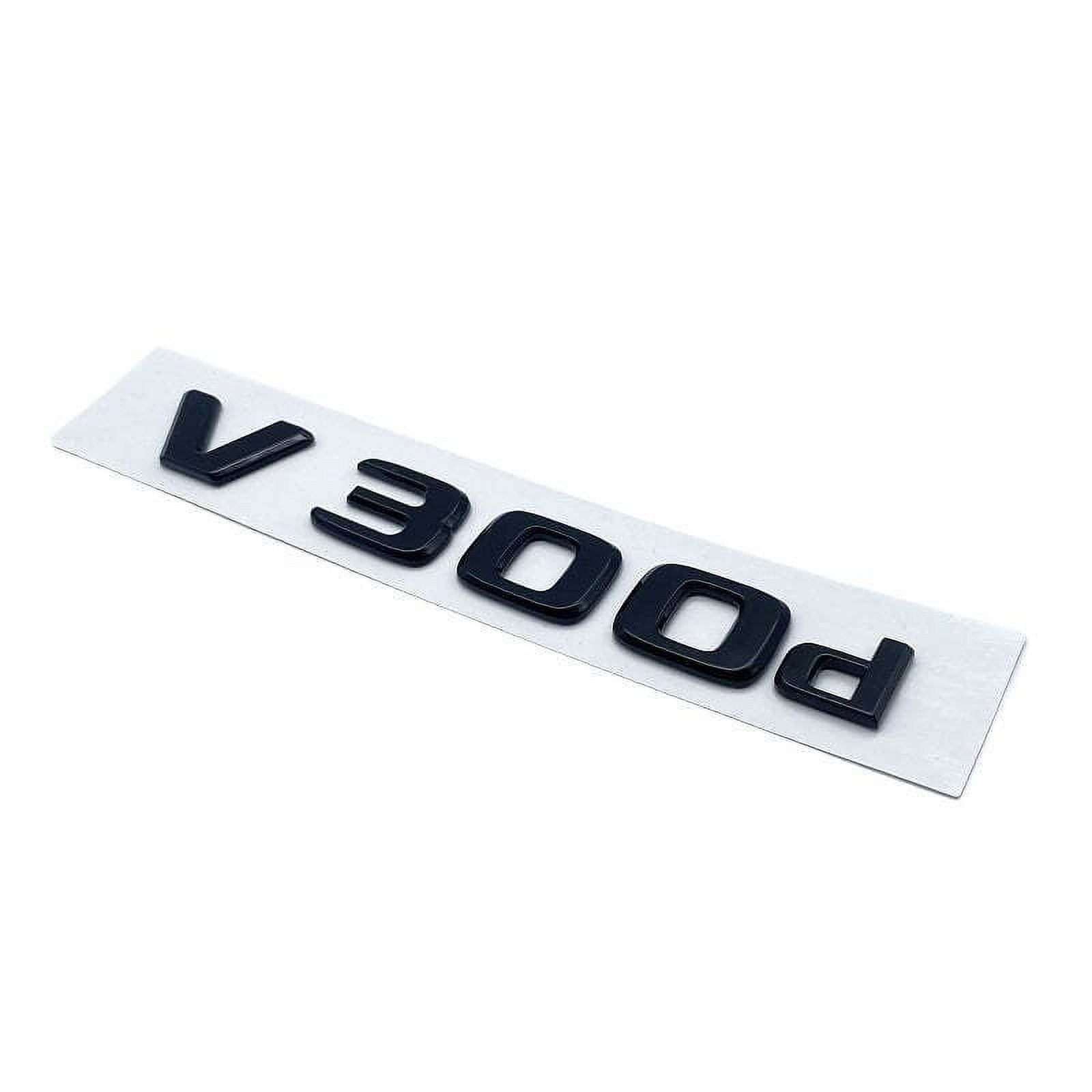 3D Letters V250d V300d NIGHT EDITION ABS Emblem Compatible With ...
