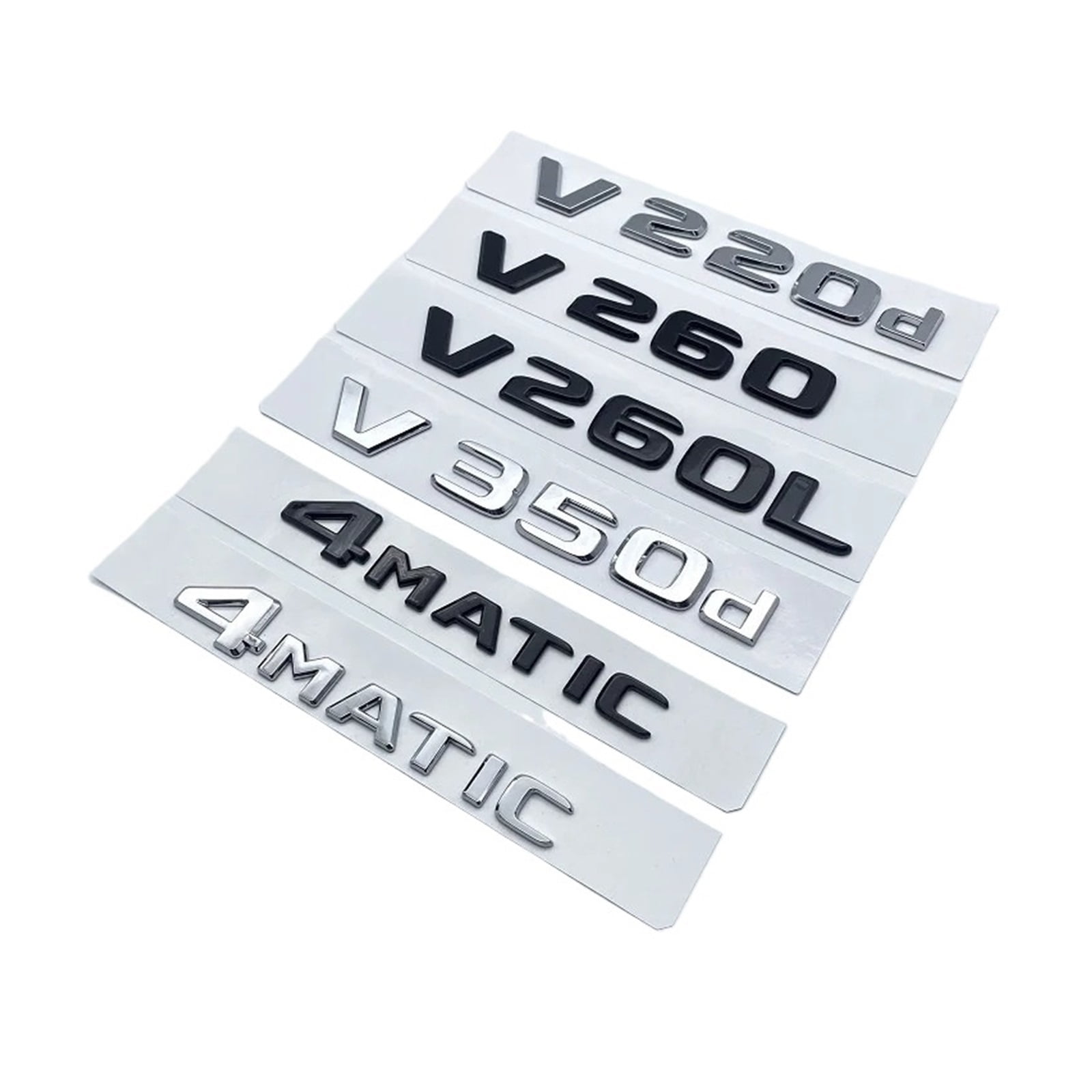 3D Letters V260L V220d V250d V300d NIGHT EDITION Emblem Fit For ...