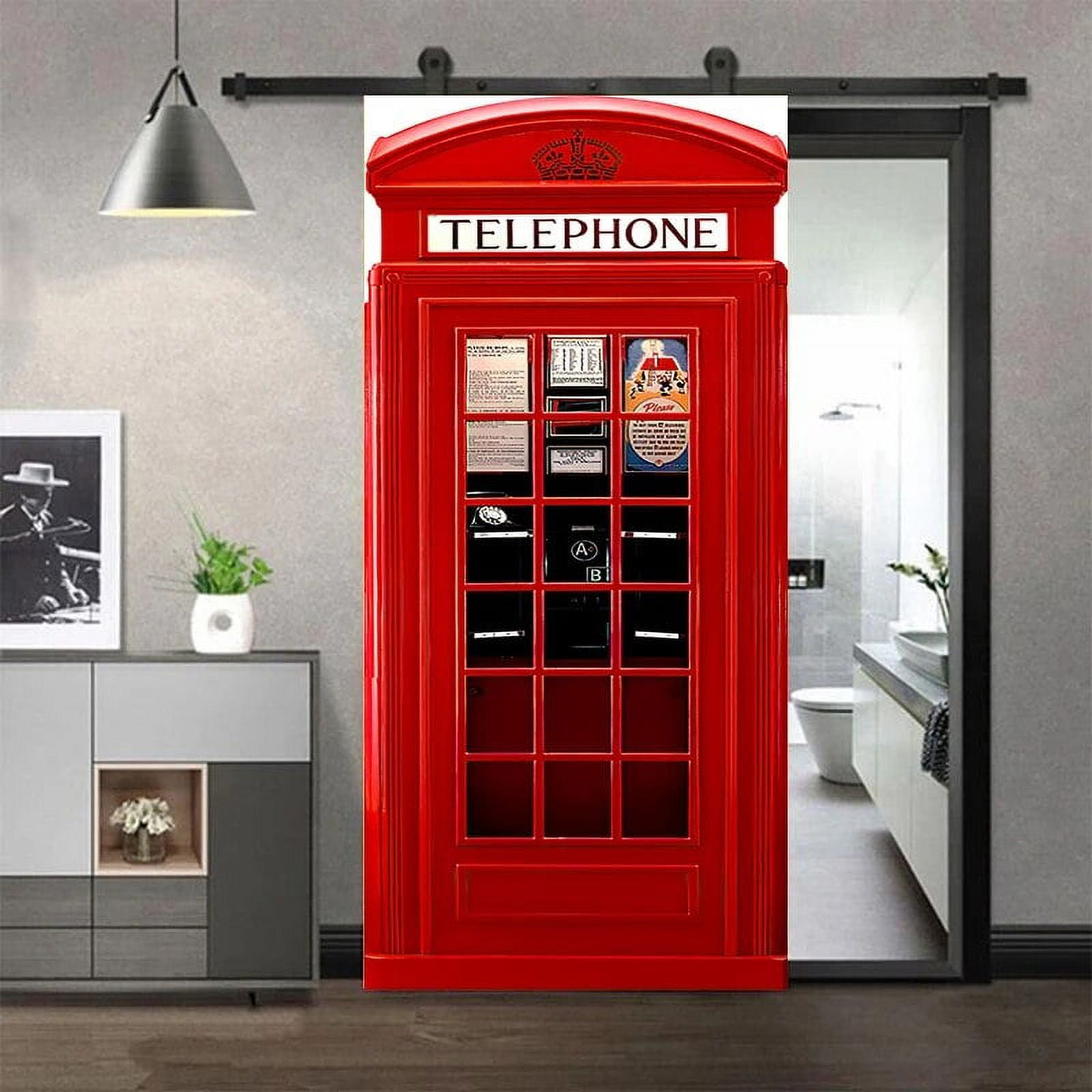 3D Library Door Sticker Vinyl Wallpaper Self-adhesive DIY For Police ...