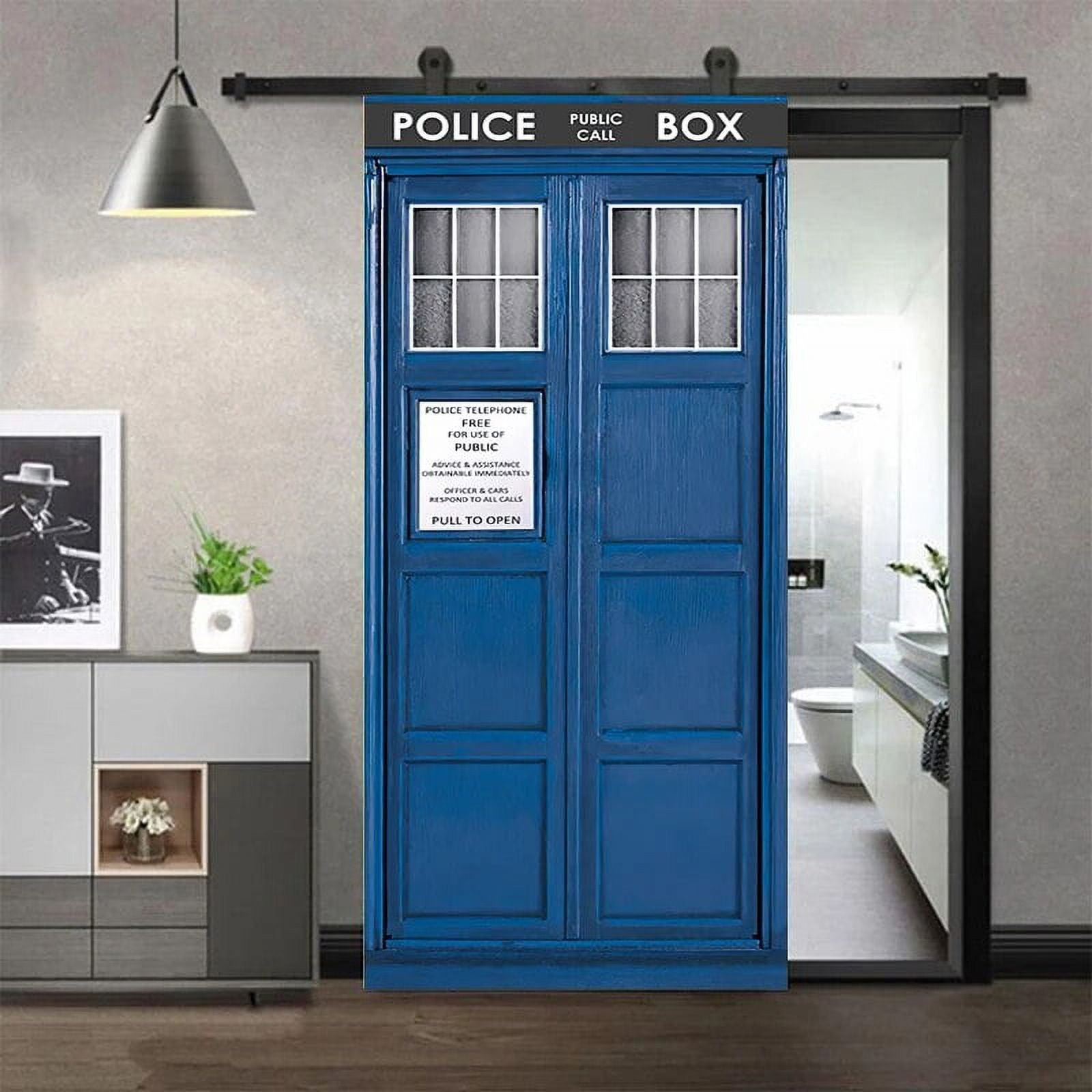 3D Library Door Sticker Vinyl Wallpaper Self-adhesive DIY For Police ...