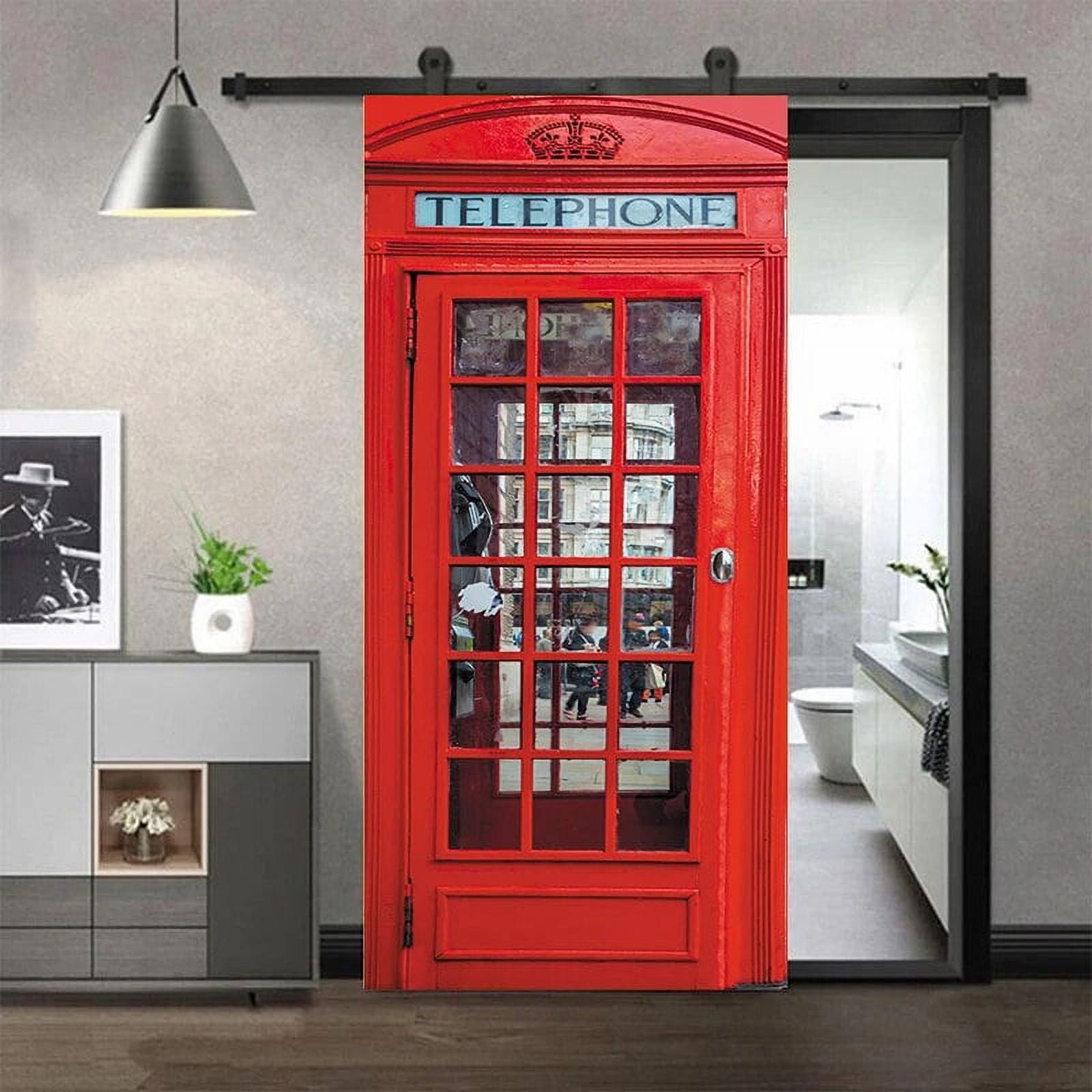 3D Library Door Sticker Vinyl Wallpaper Self-adhesive DIY For Police ...