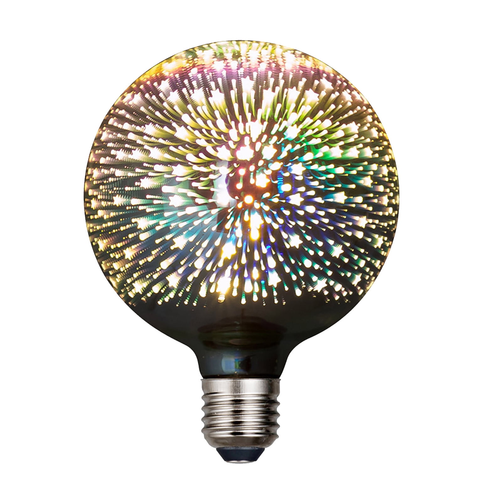 3D Light Fireworks Effect ST19 LED Light Bulb - 3W 120V Fairy ...