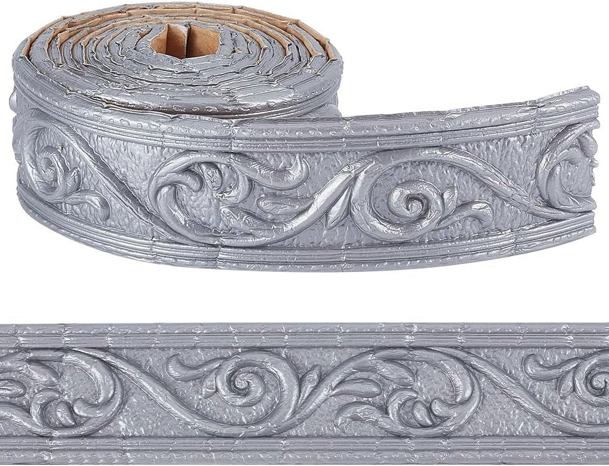 3D Light Grey Molding Peel and Stick Flexible Moldings Trim Border ...