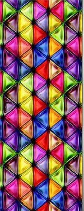 3D Light Luxury Door Sticker Multi-color Line Sense Poster PVC ...