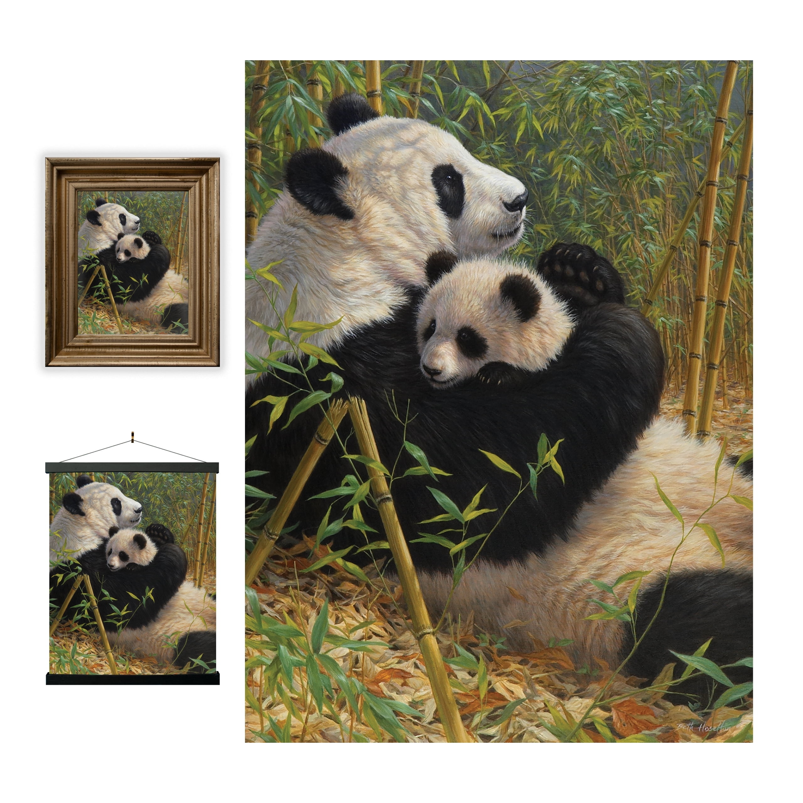3D LiveLife A New Dynasty Wall Art by Deluxebase – Unframed 3D Panda ...