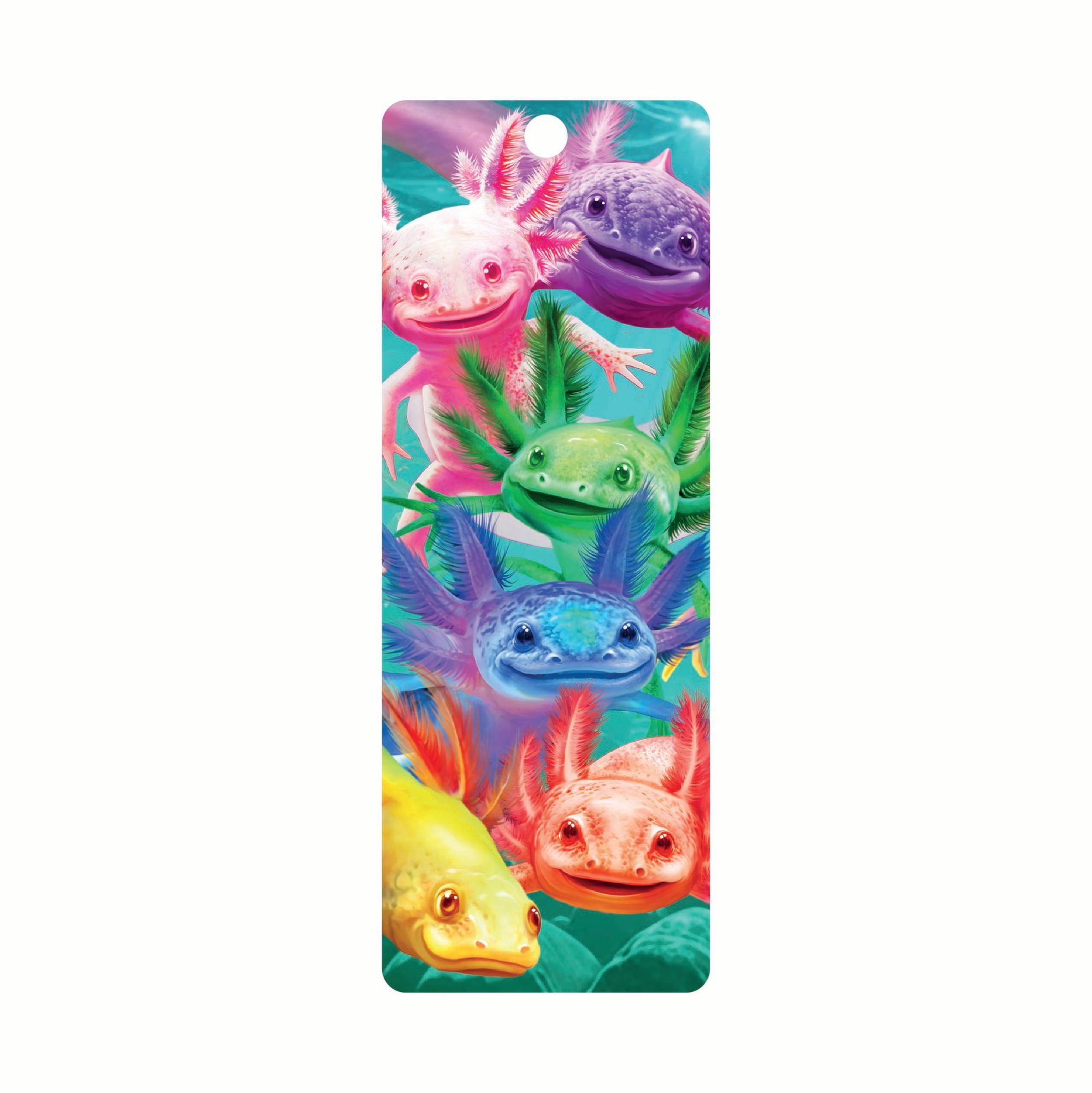 3D LiveLife Bookmark - Axolotls from Deluxebase. Cute Lenticular Animal ...