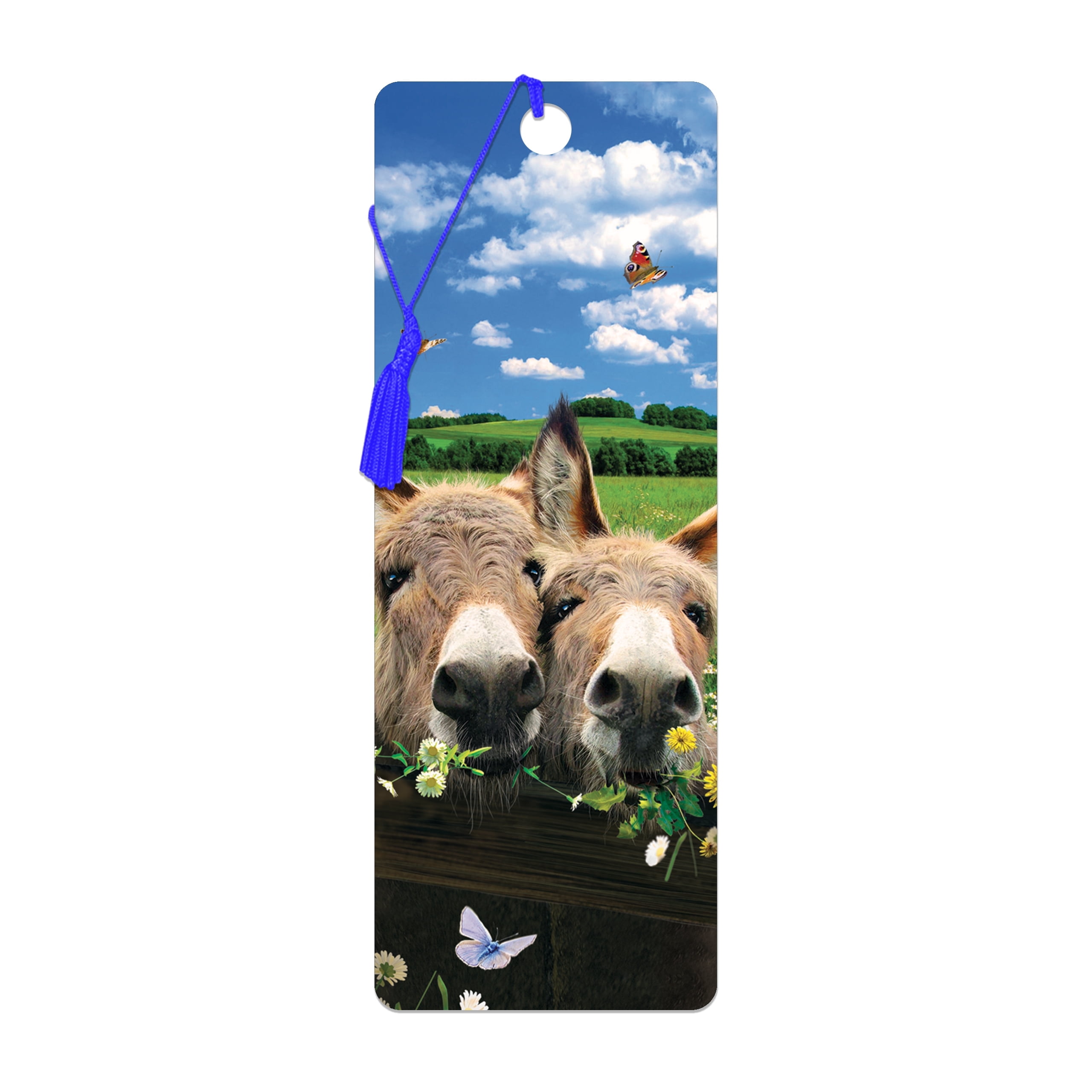 3D LiveLife Bookmark Donkeys by Deluxebase – Lenticular 3D Art by David ...