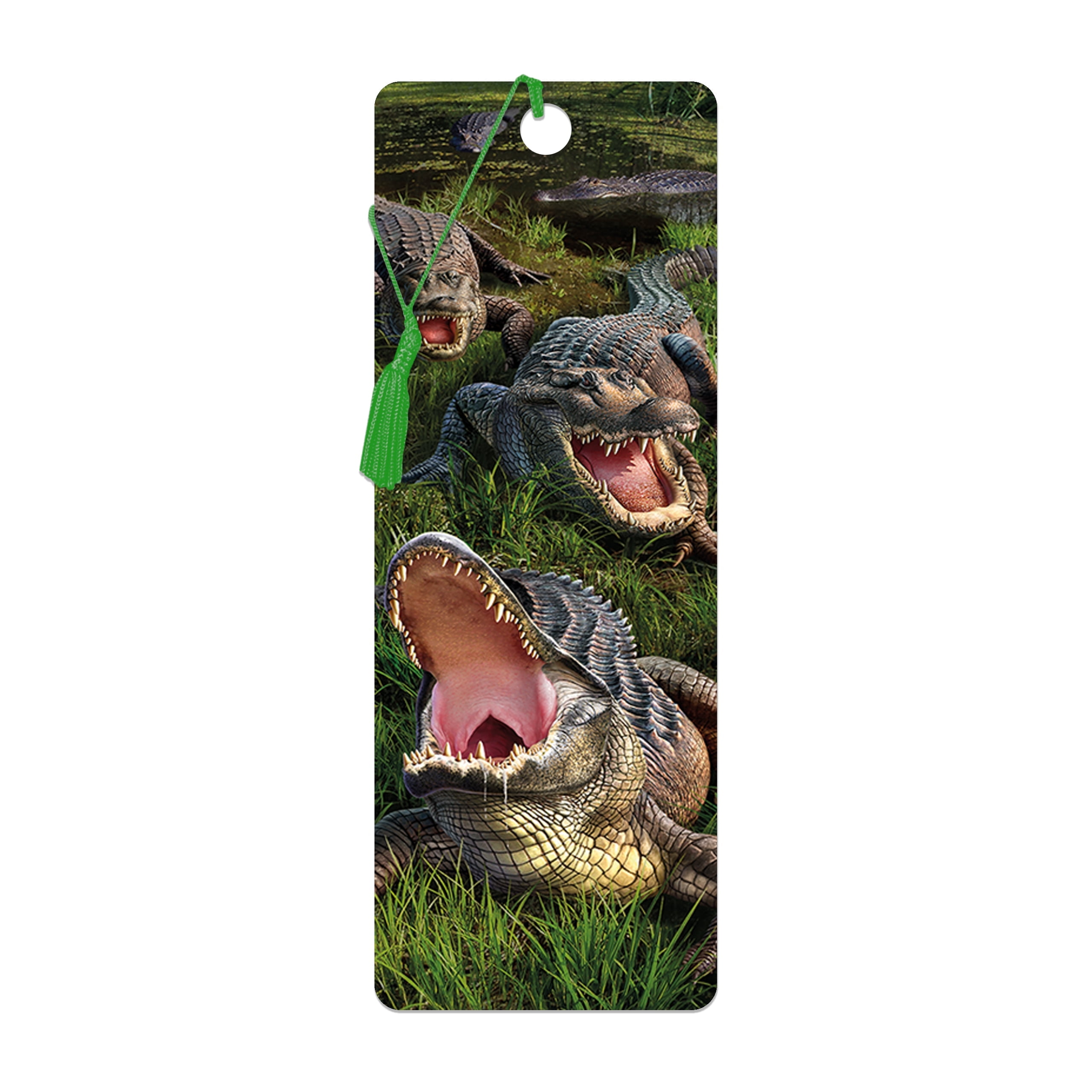 3D LiveLife Bookmark Gator Bog from Deluxebase Lenticular 3D Alligator ...