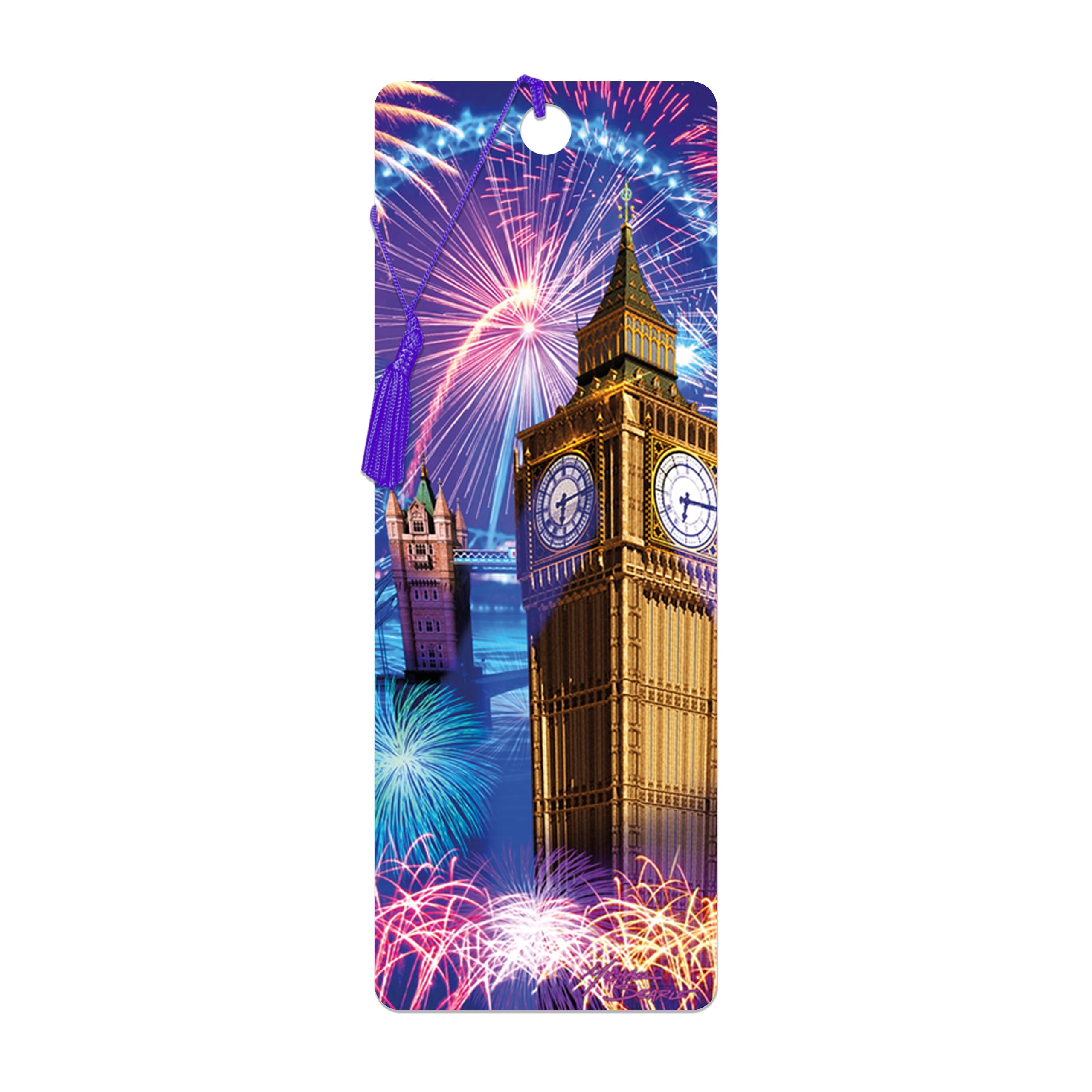 3D LiveLife Bookmark London Eye & Big Ben from Deluxebase Lenticular 3D ...
