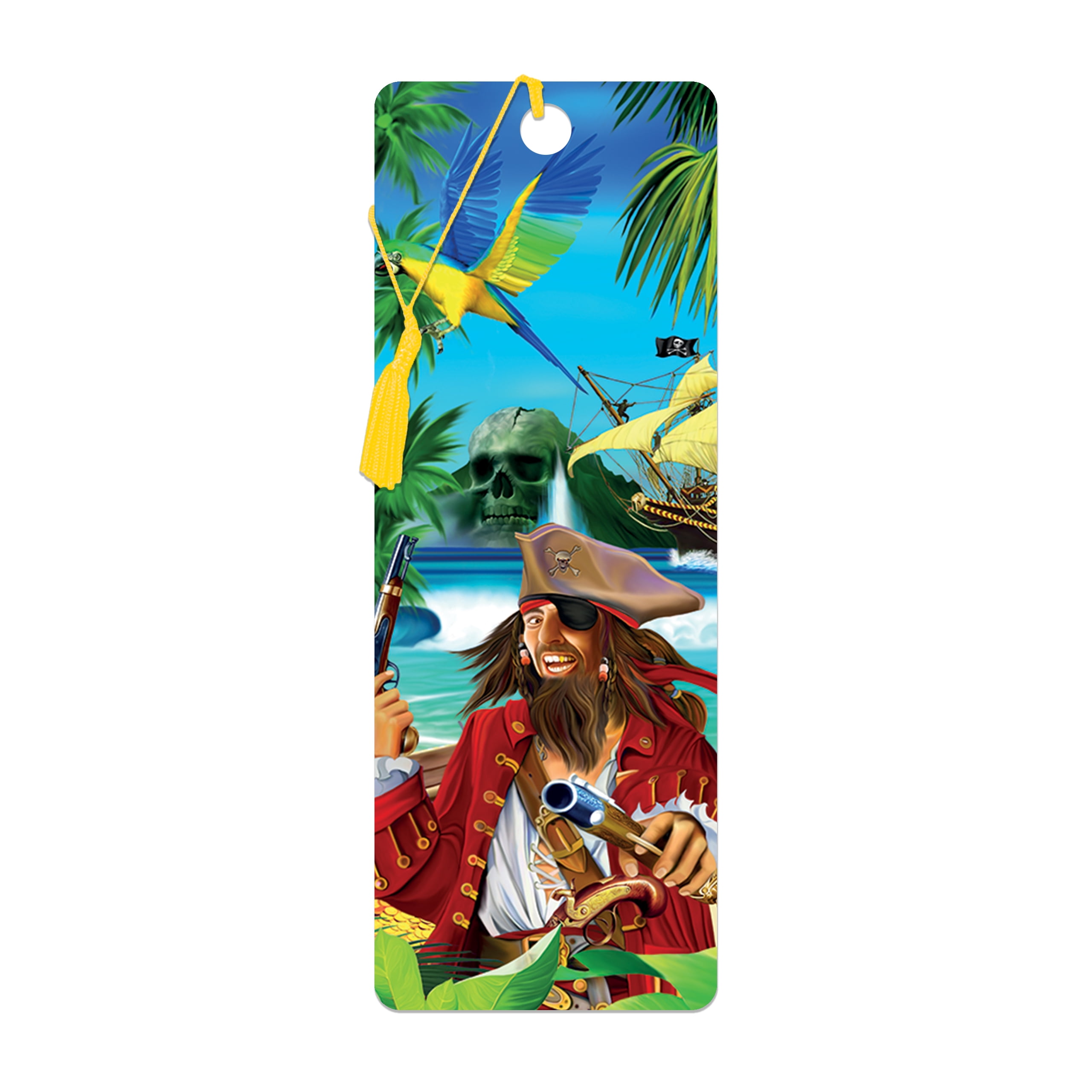 3D LiveLife Bookmark - Pirate Island from Deluxebase. A Pirate book ...