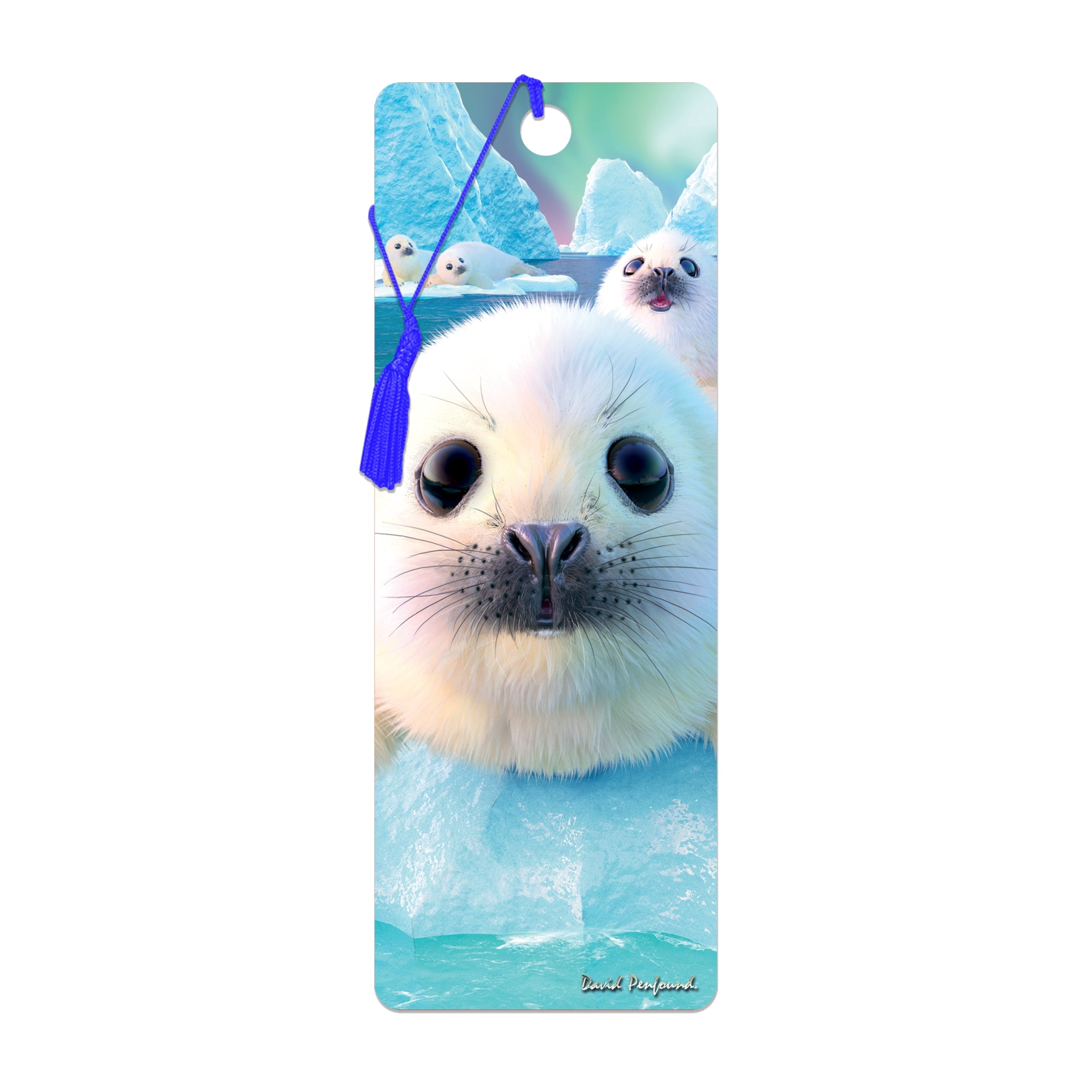 3D LiveLife Bookmark – Seal Pups by Deluxebase Lenticular 3D Seal ...