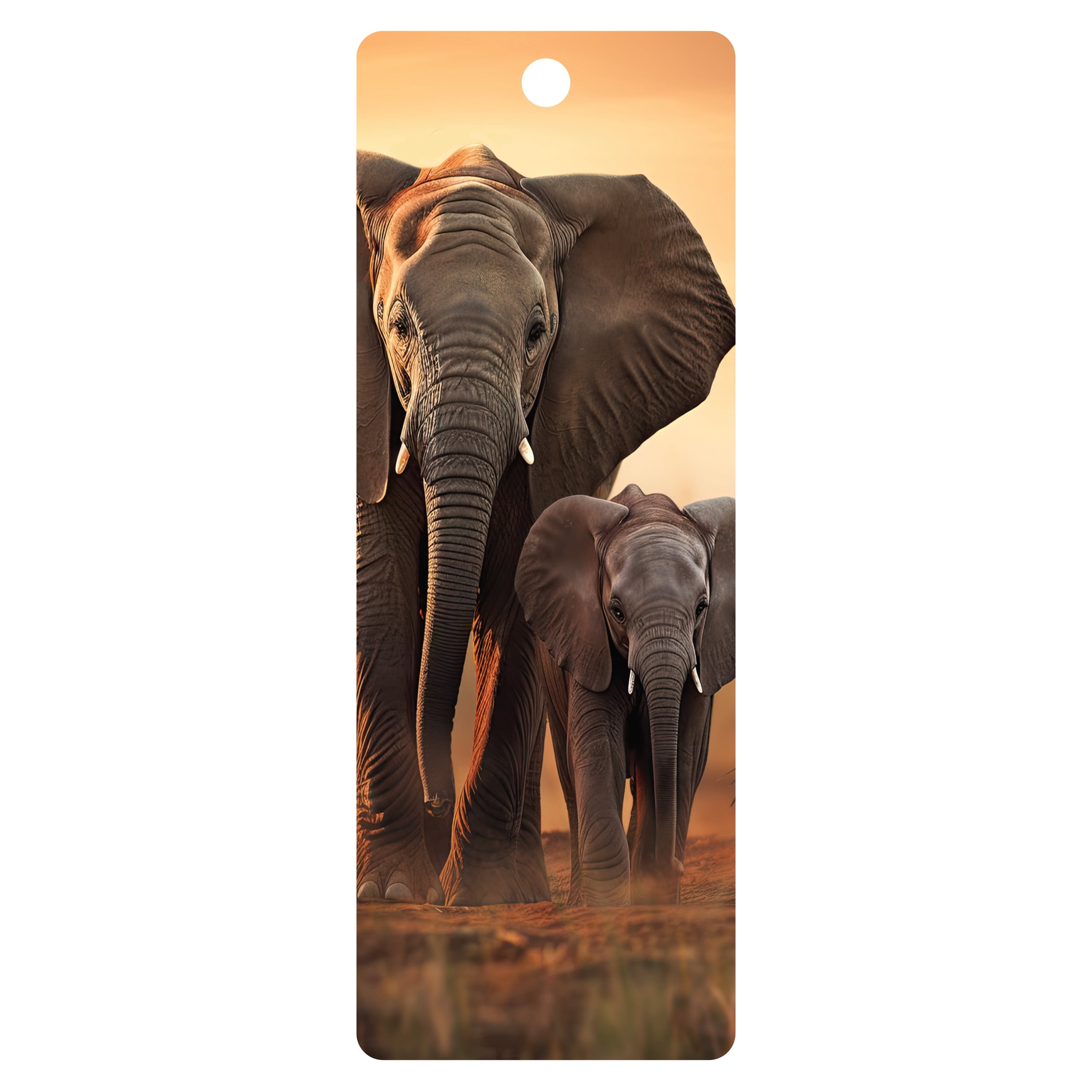 3D LiveLife Bookmark - Sunset Stroll from Deluxebase. An elephant ...