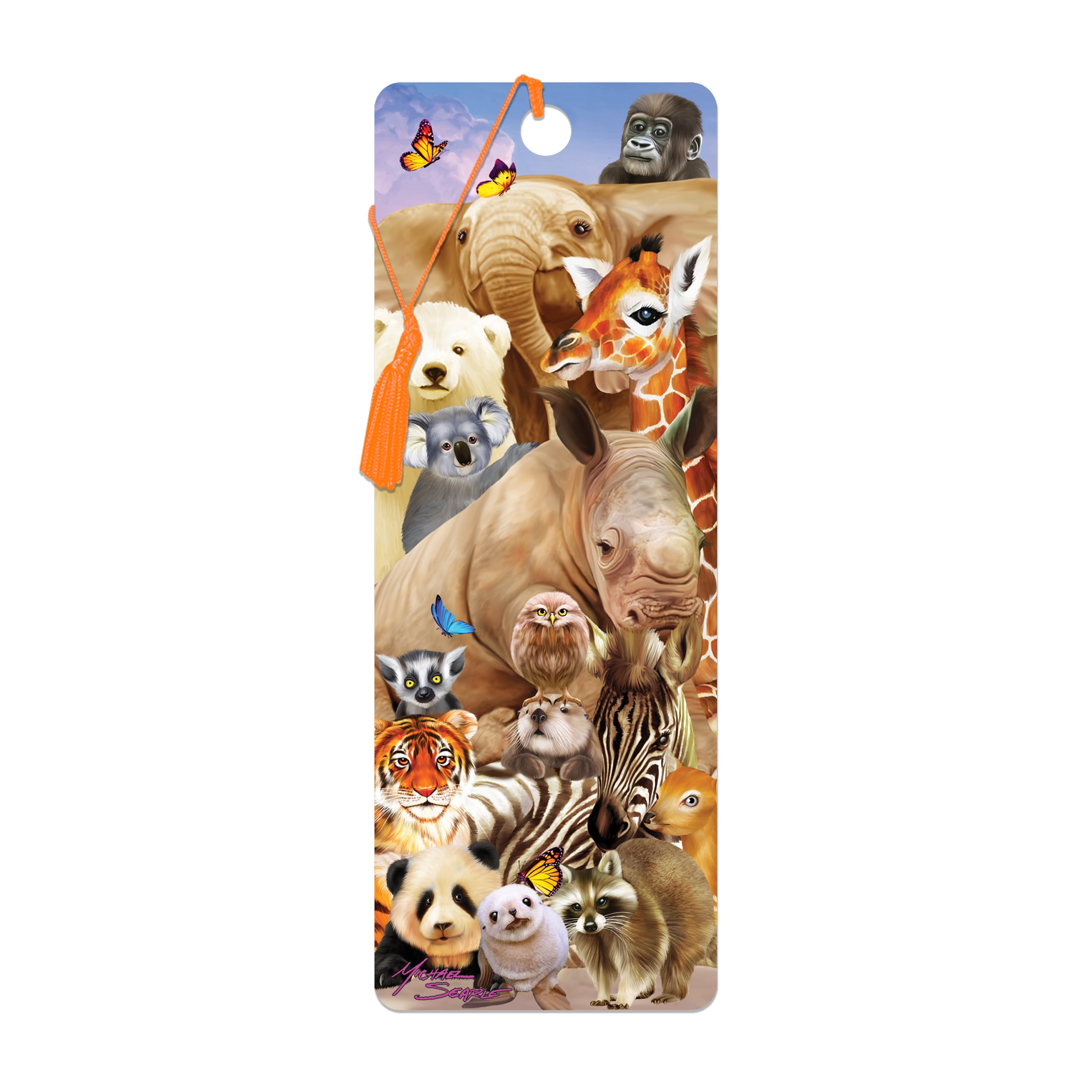 3D LiveLife Bookmark - Wild Smile by Deluxebase. Lenticular 3D Wild ...