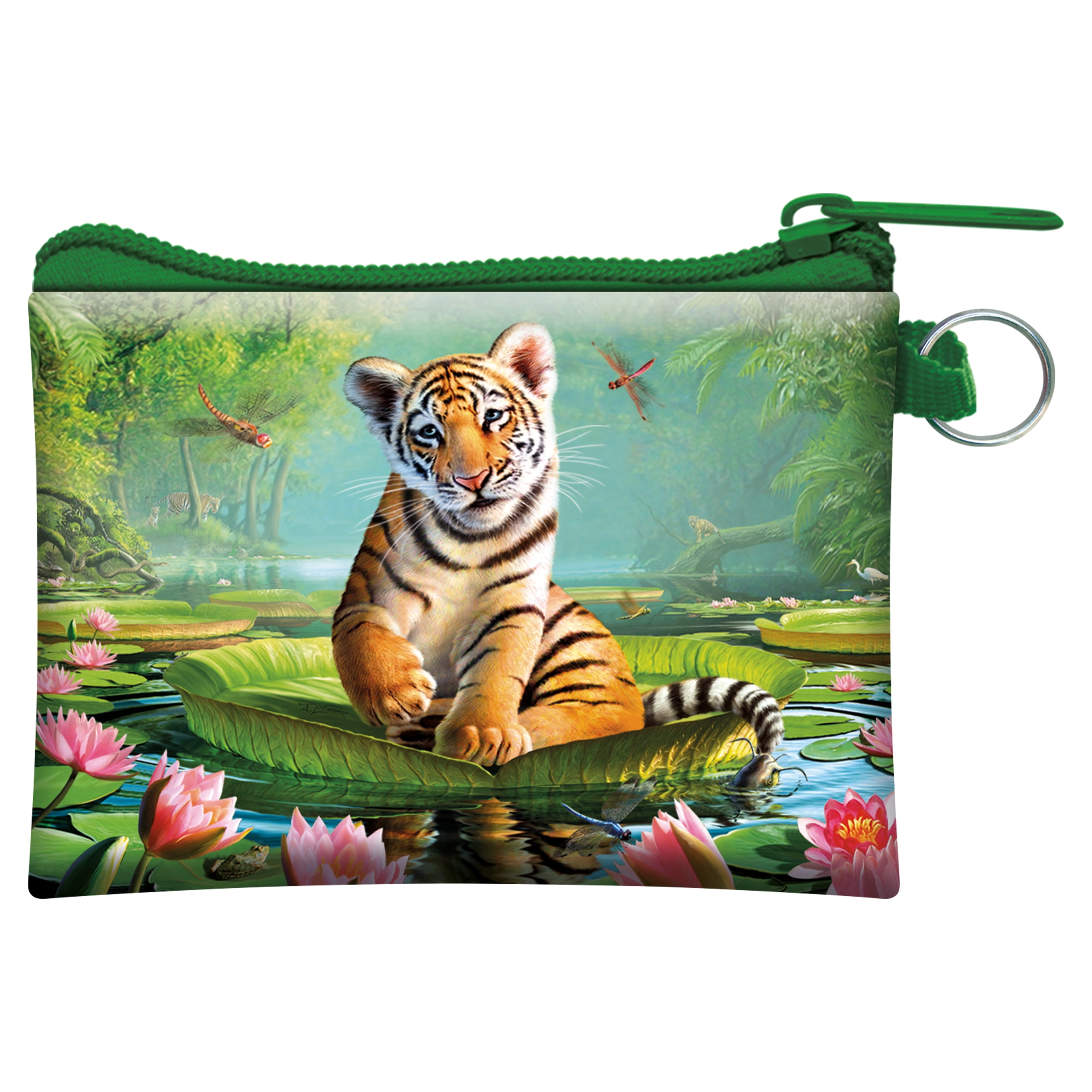 3D LiveLife Coin Purse – Tiger Lily by Deluxebase. Lenticular Big Cat ...