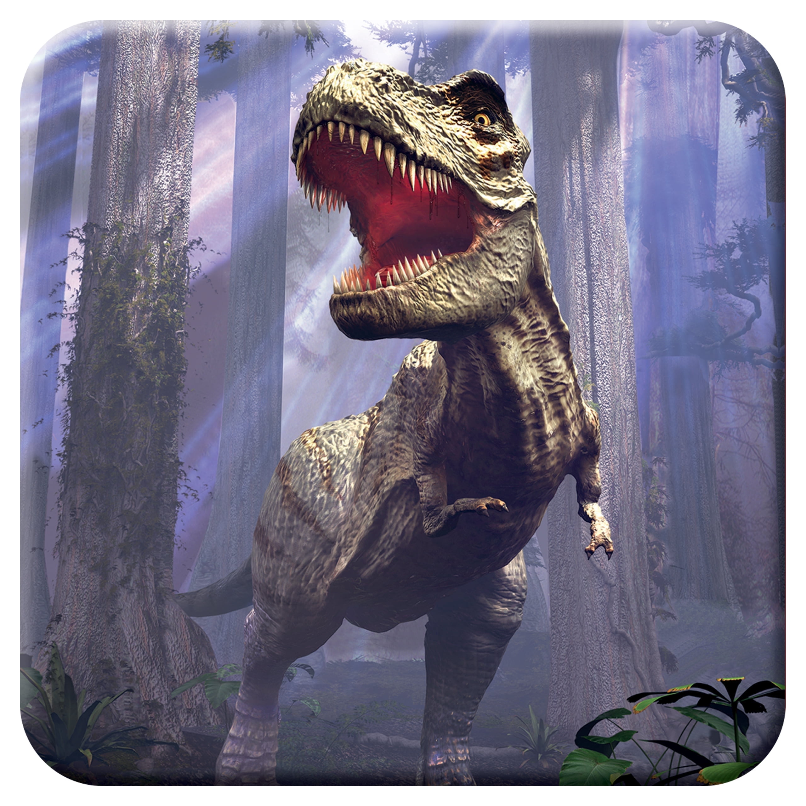 3D LiveLife Cork Coaster – T-Rex Scene from Deluxebase. 3D Dinosaur ...