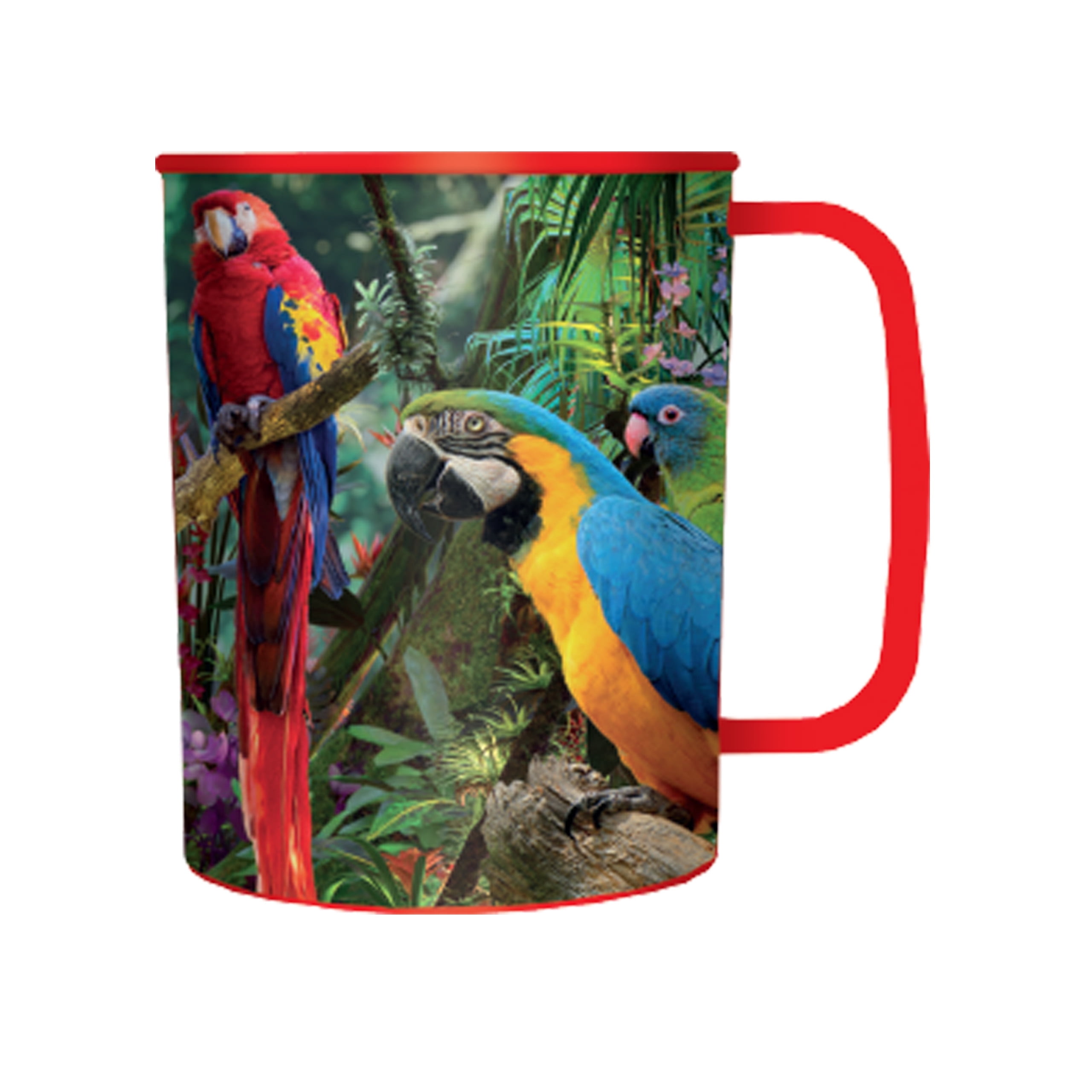 3D LiveLife Cup – Parrot Pandemonia by Deluxebase, 300ml Lenticular ...