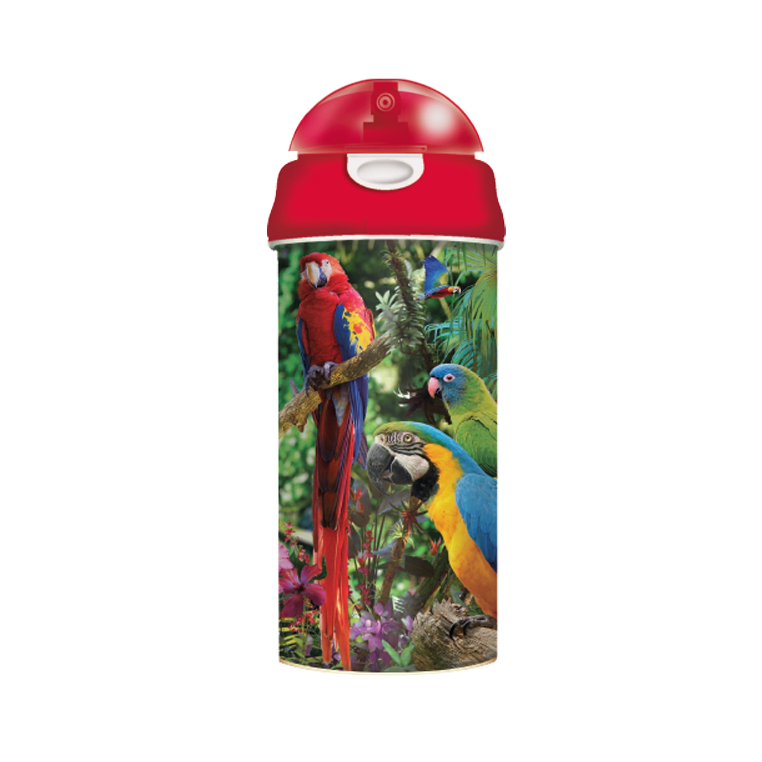 3D LiveLife Drinking Bottle - Parrot Pandemonia from Deluxebase ...