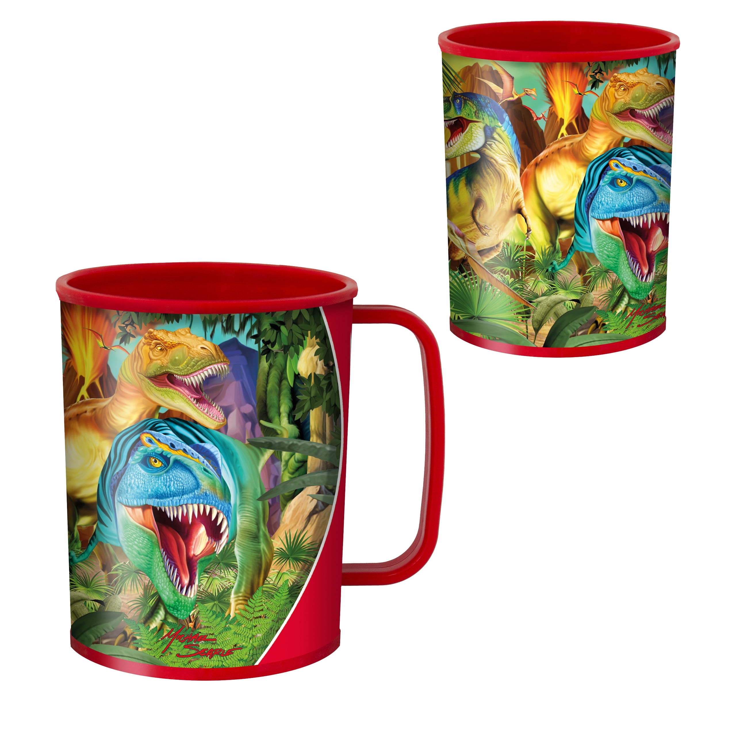 3D LiveLife Drinking Cup – Dino Smiles by Deluxebase. 10oz Lenticular ...
