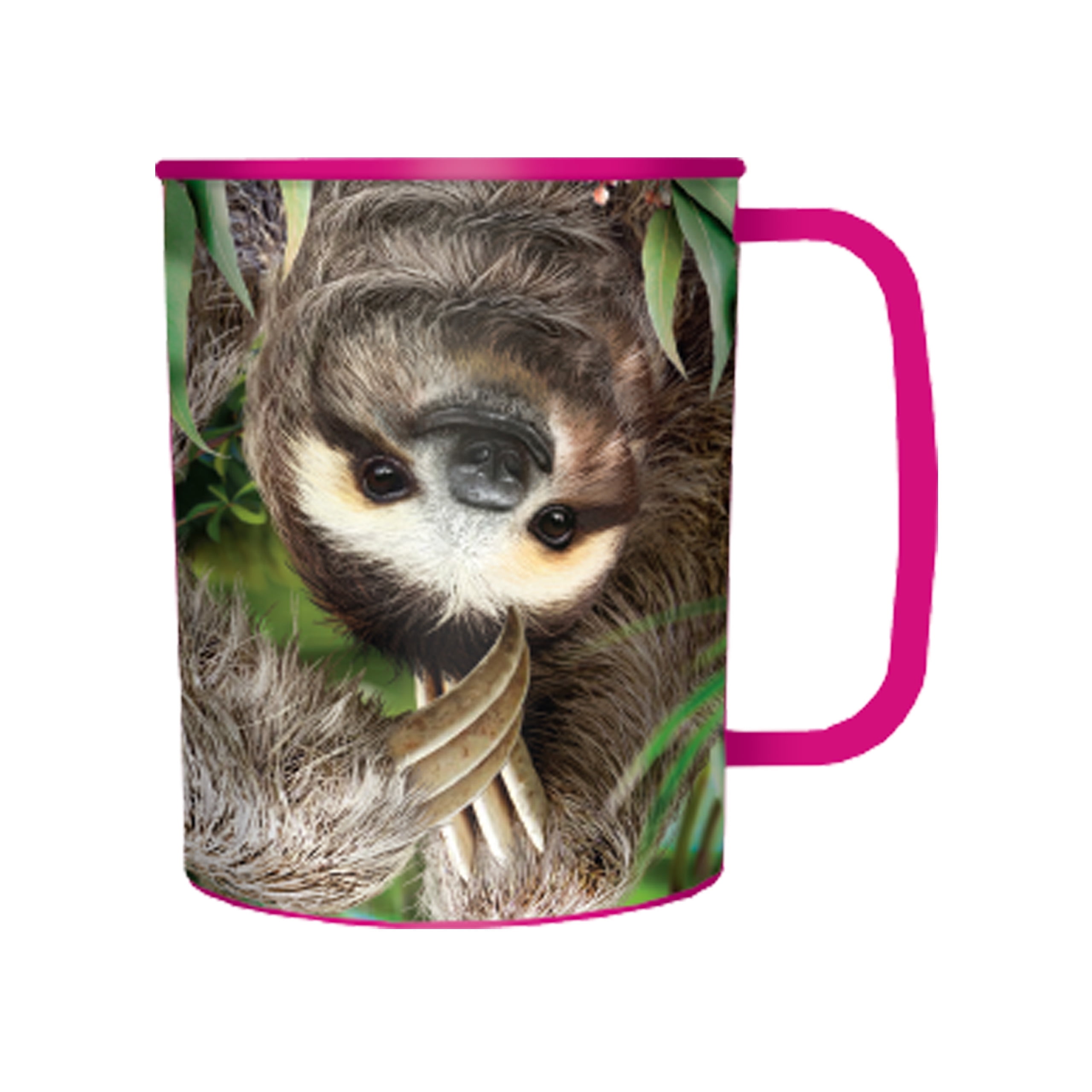 3D LiveLife Drinking Cup Hangin Around – 300ml Sloth Lenticular Plastic ...