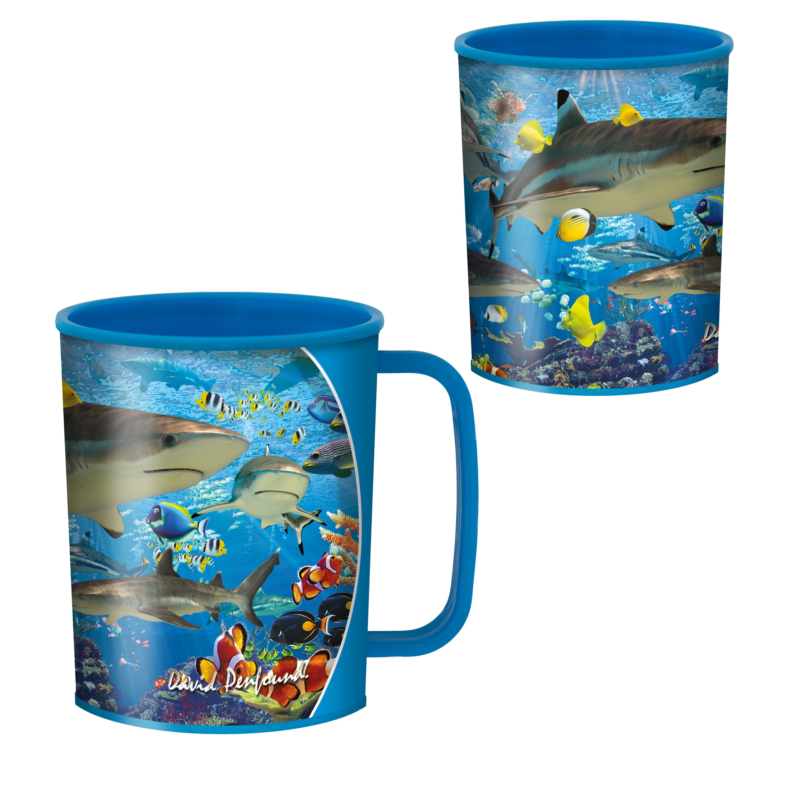 3D LiveLife Drinking Cup - Shark Reef from Deluxebase. 3D Lenticular ...