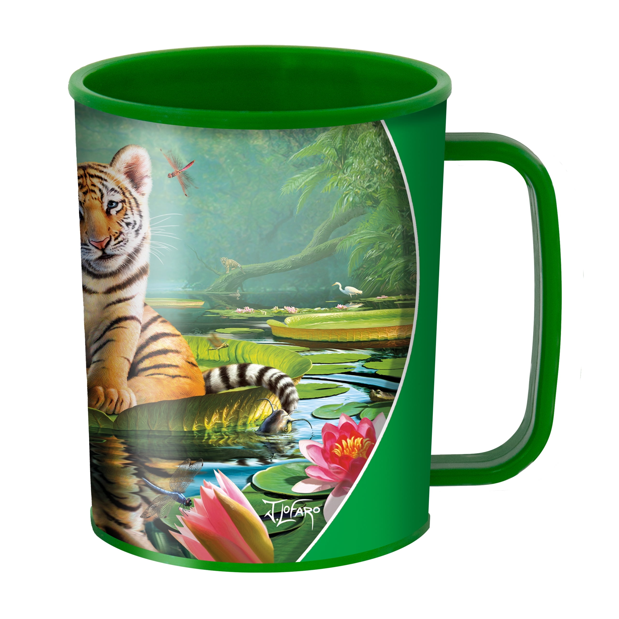 3D LiveLife Drinking Cup - Tiger Lily by Deluxebase | 10oz Lenticular ...