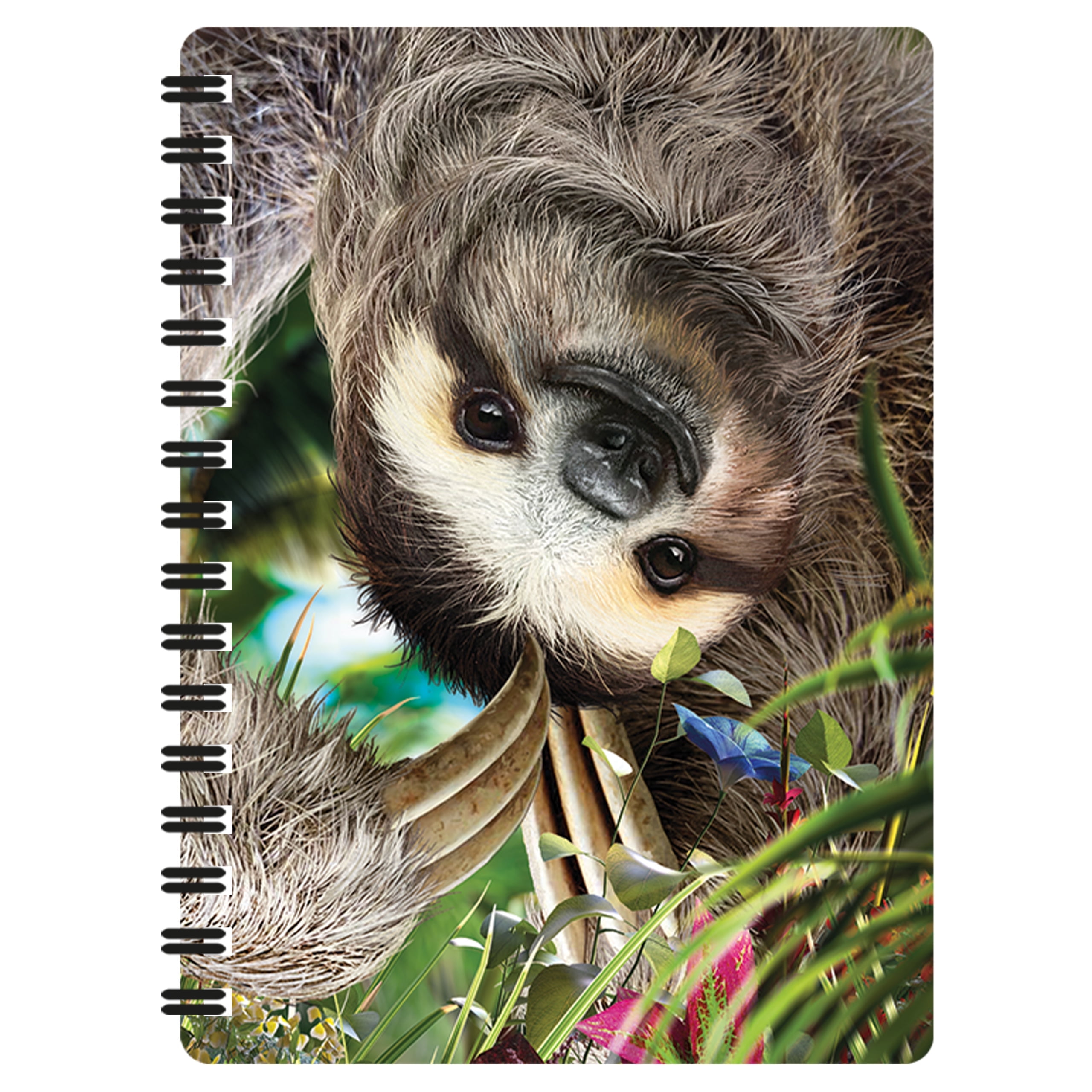 3D LiveLife Jotter – Hangin' Around by Deluxebase | 6x4 Sloth Spiral ...