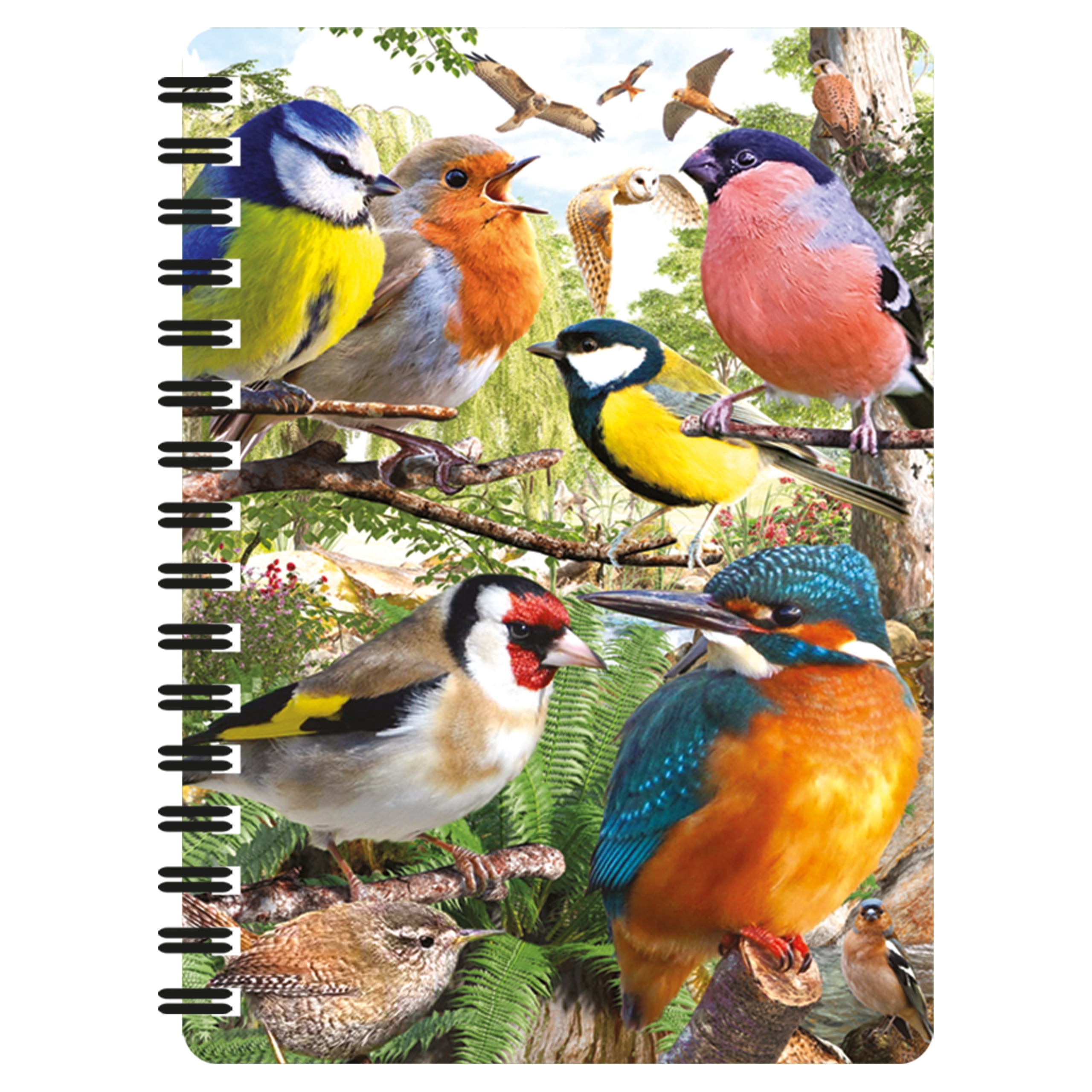 3D LiveLife Nature's Home Jotter by Deluxebase – 3D Lenticular Bird ...