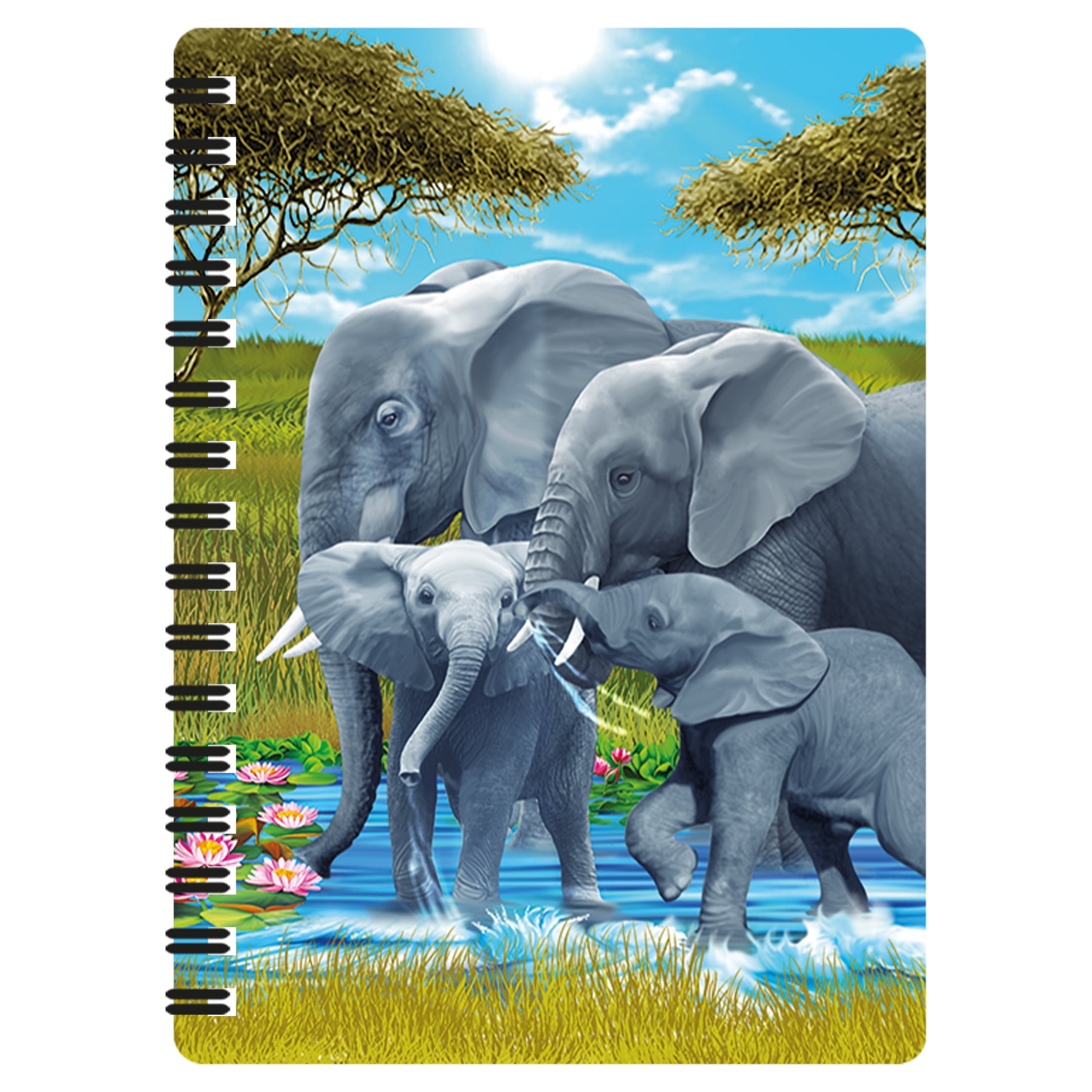 3d Livelife Jotter - Pachyderm Pals from Deluxebase. Lenticular 3d ...