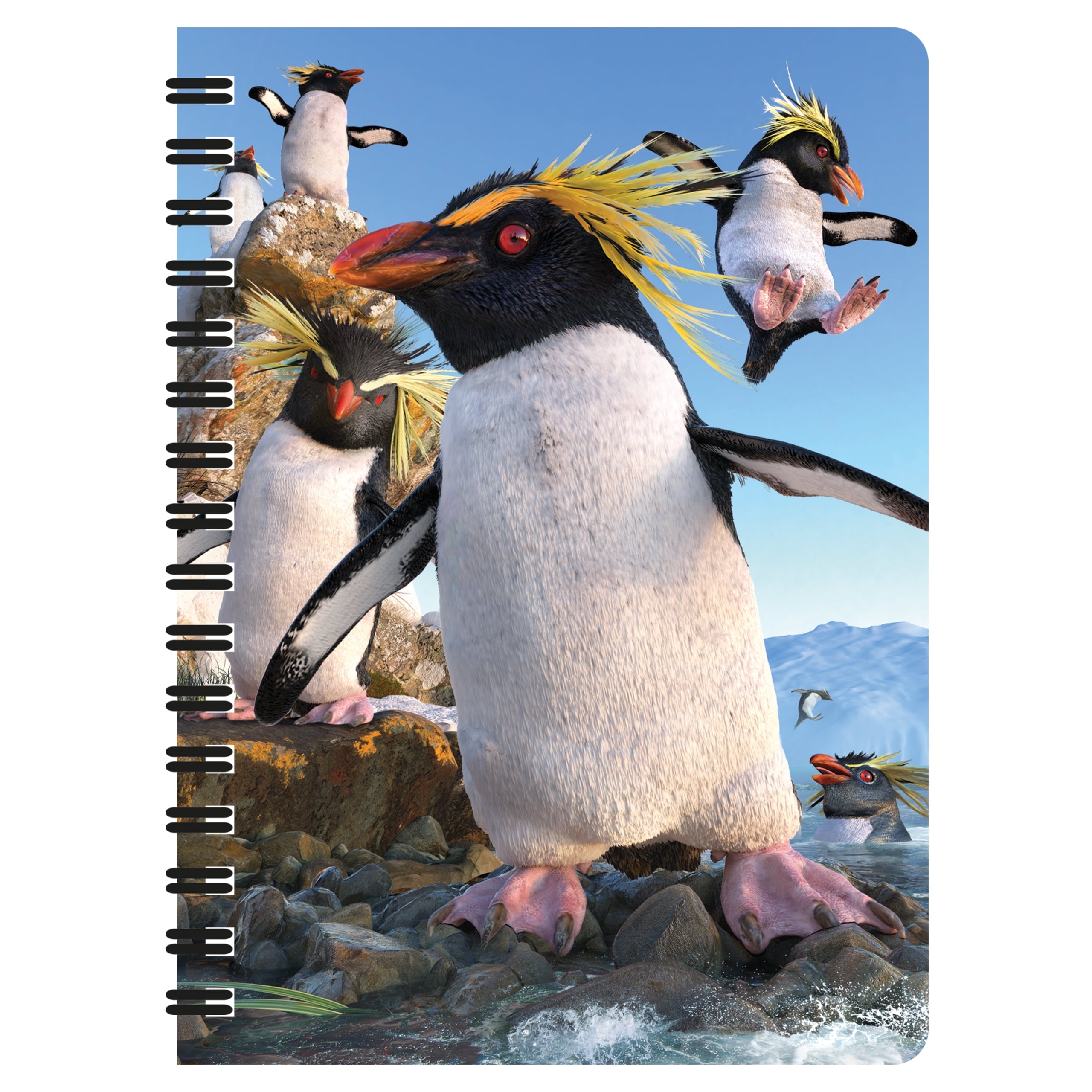 3D LiveLife Jotter – Rockhoppers by Deluxebase | 6x4 Spiral Notebook ...